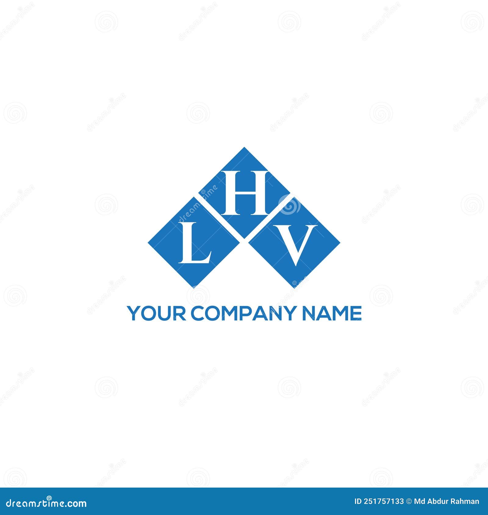 LHV Letter Logo Design on WHITE Background. LHV Creative Initials ...