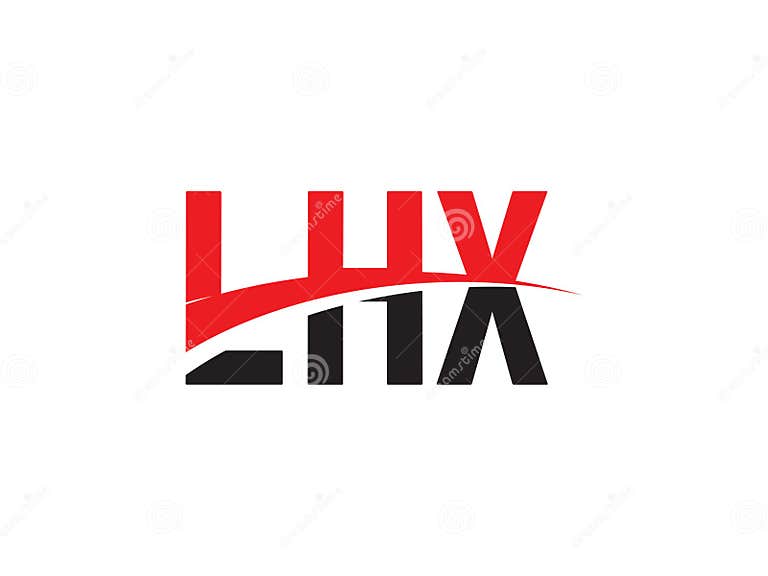 LHX Letter Initial Logo Design Stock Vector - Illustration of letter ...