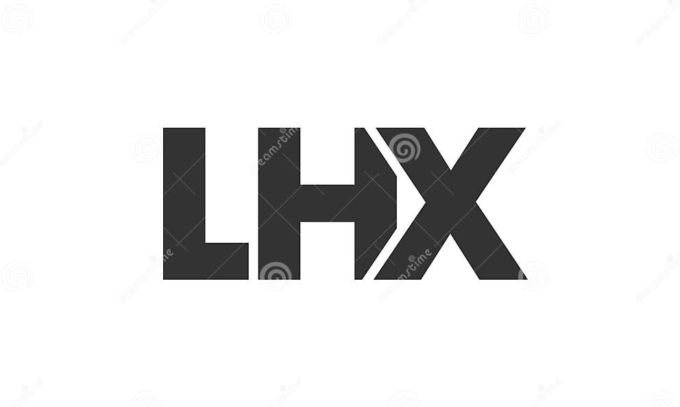 LHX Logo Design Template with Strong and Modern Bold Text. Initial ...