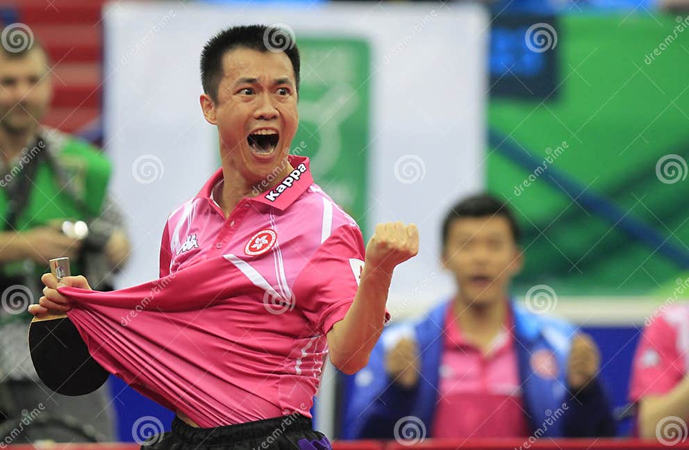 Li Ching (HKG) editorial photo. Image of pingpong, playing - 14458576
