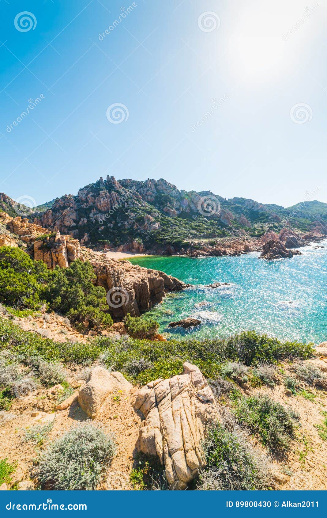 Li Cossi Beach in Costa Paradiso Stock Photo - Image of beach, sardinia ...