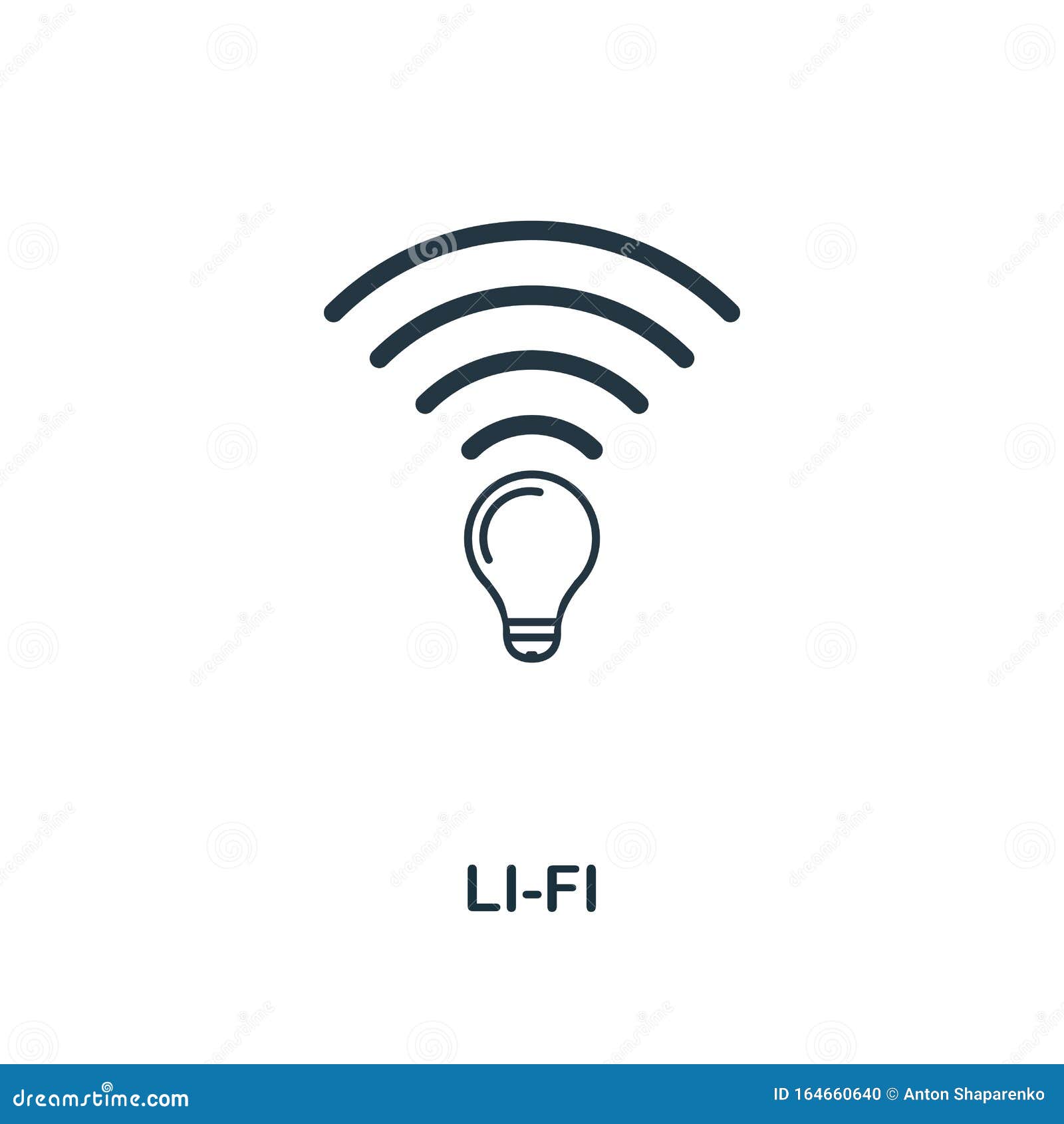 Li-Fi Icon. Premium Style Design from Future Technology Icons ...