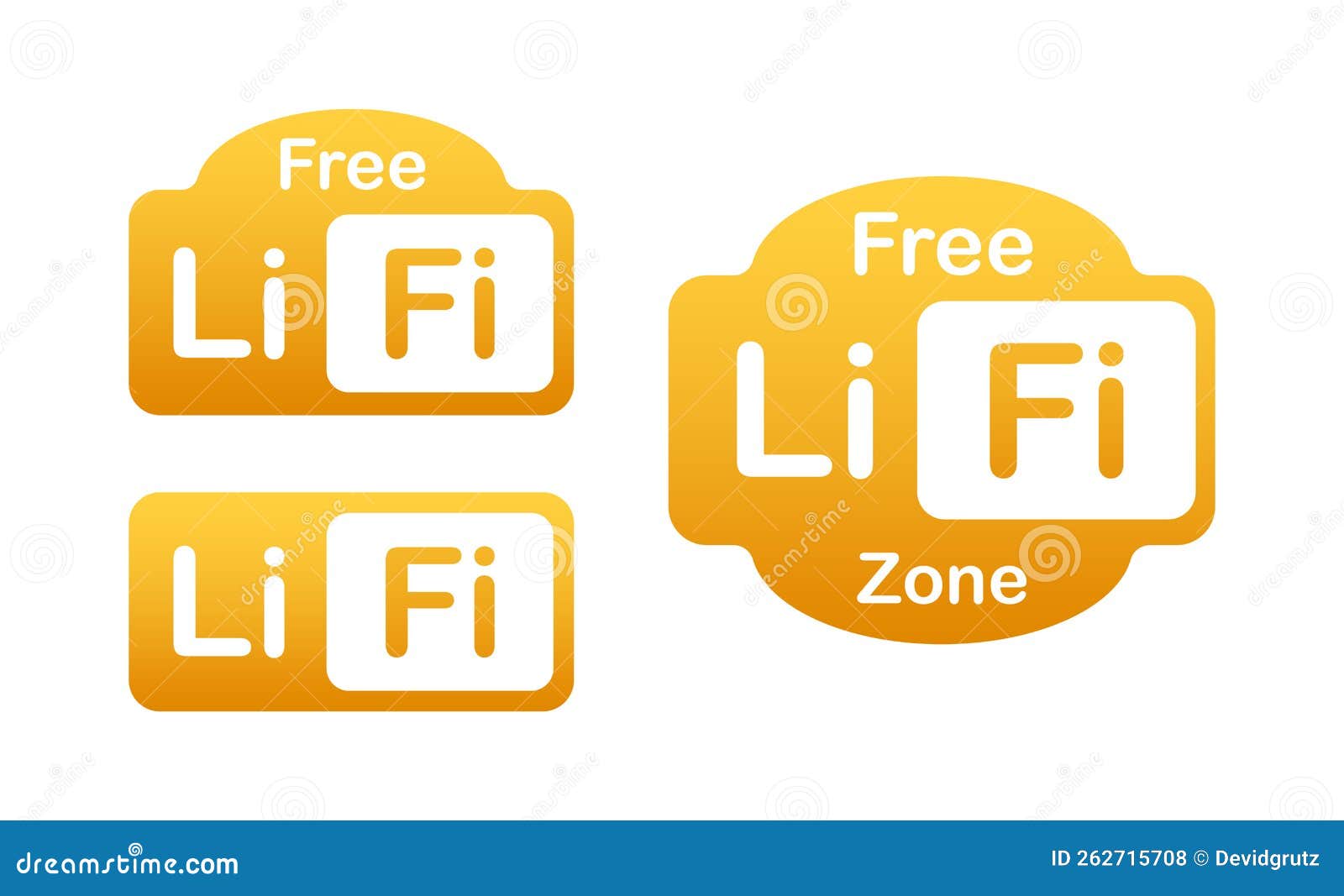 Li-fi Wireless. Light Fidelity. Internet and Networking. Vector Stock ...
