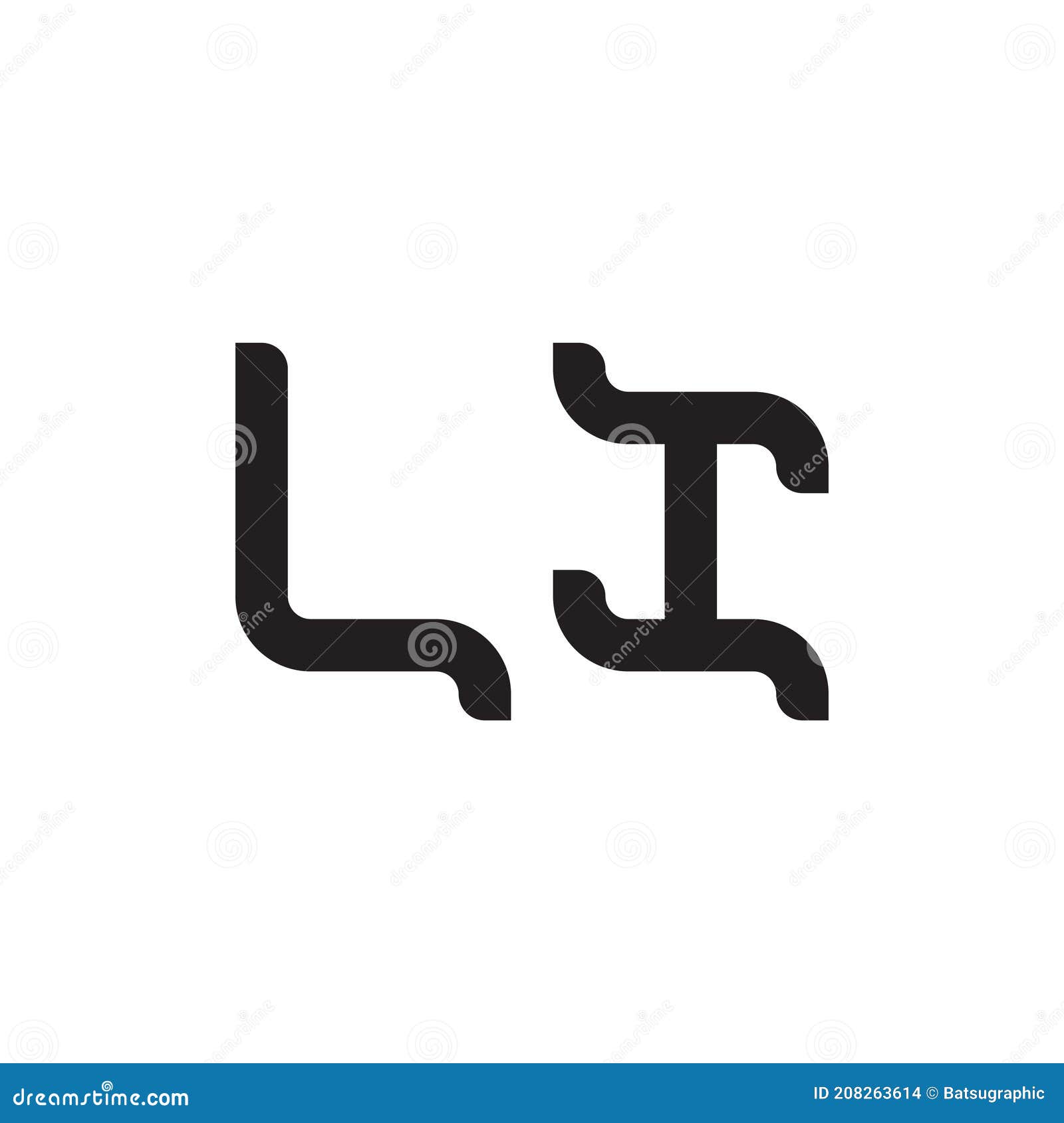 Li Initial Letter Vector Logo Icon Stock Vector - Illustration of ...