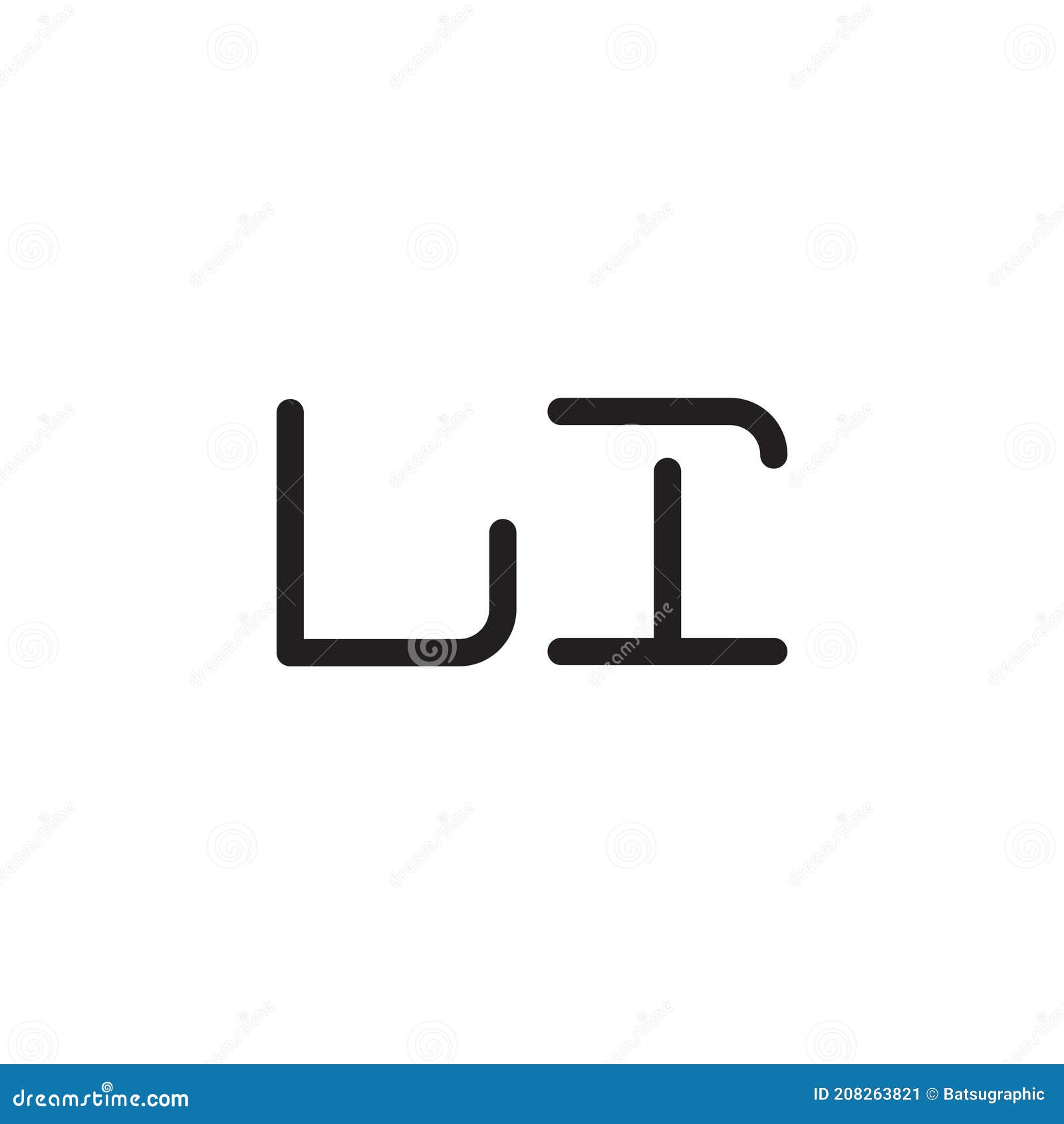 Li Initial Letter Vector Logo Icon Stock Vector - Illustration of ...
