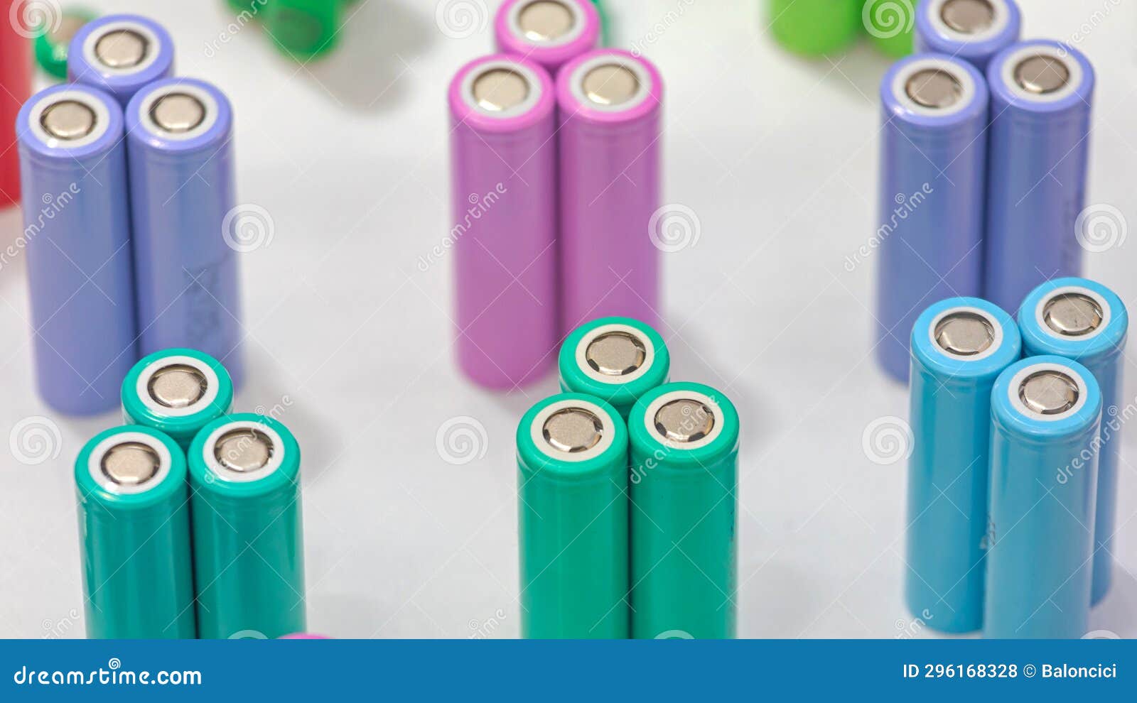 Li Ion Battery Cells stock photo. Image of cell, three - 296168328