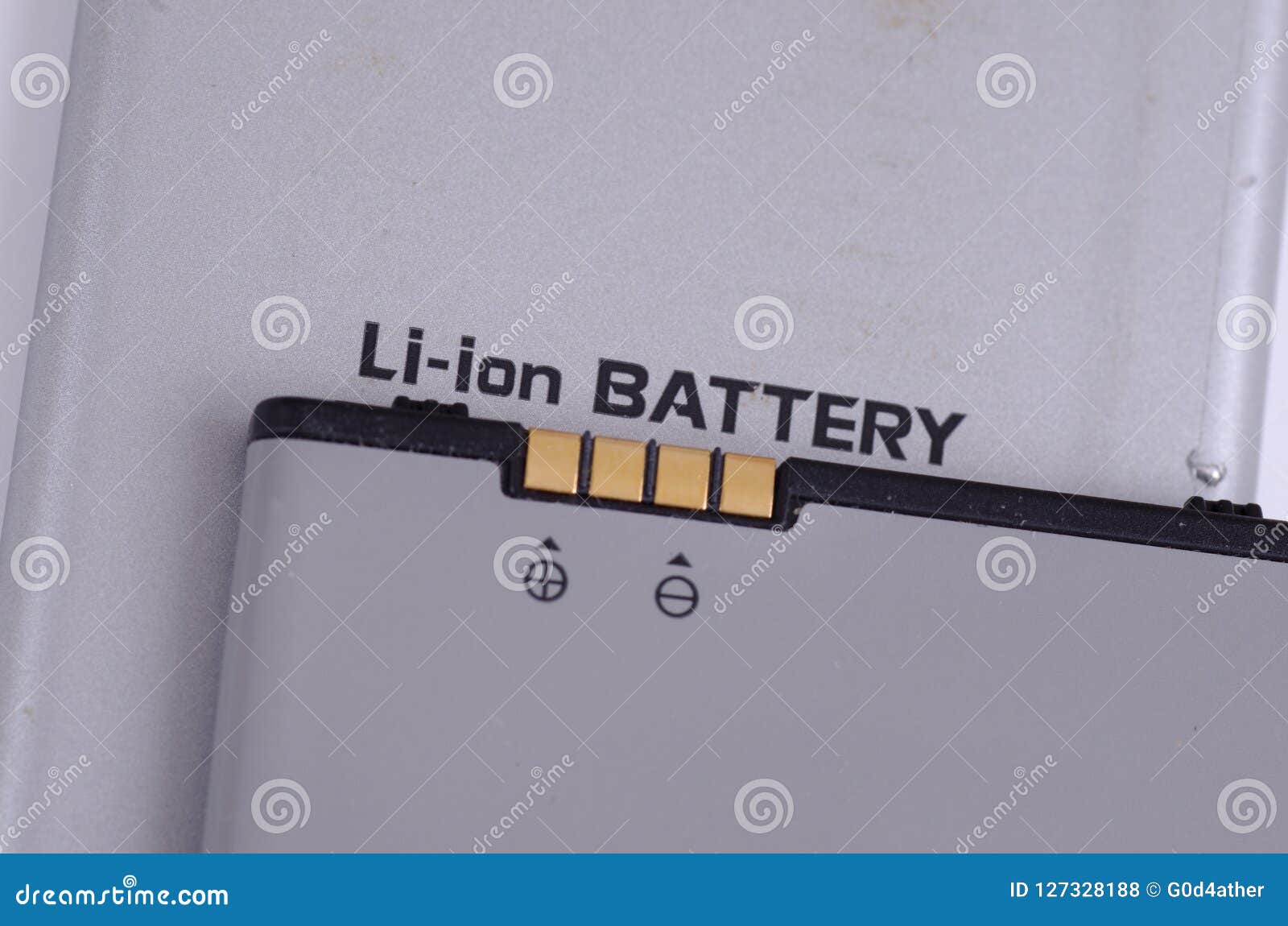 Li-ion battery stock photo. Image of replacement, safety - 127328188