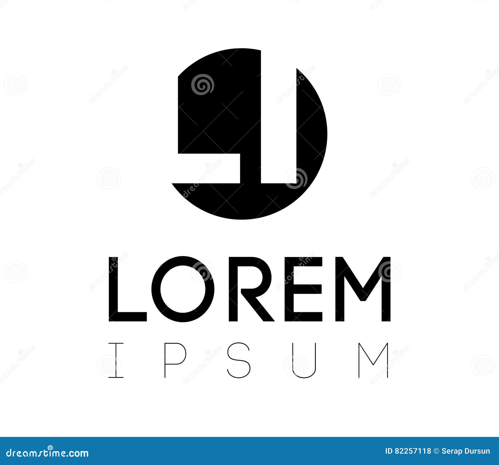 LI Logo Design ilustração do vetor. Ilustração de creativo - 82257118