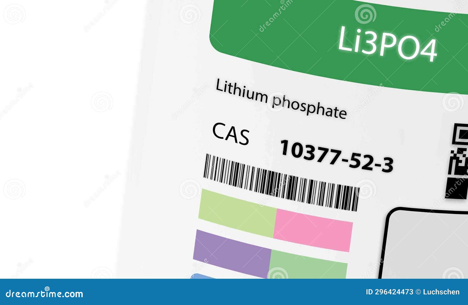 Li3PO4 - Lithium Phosphate stock image. Image of industrial - 296424473