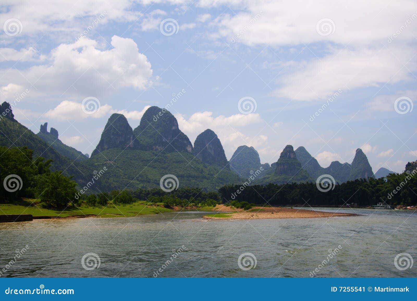 Li river landscape stock image. Image of tree, tourism - 7255541