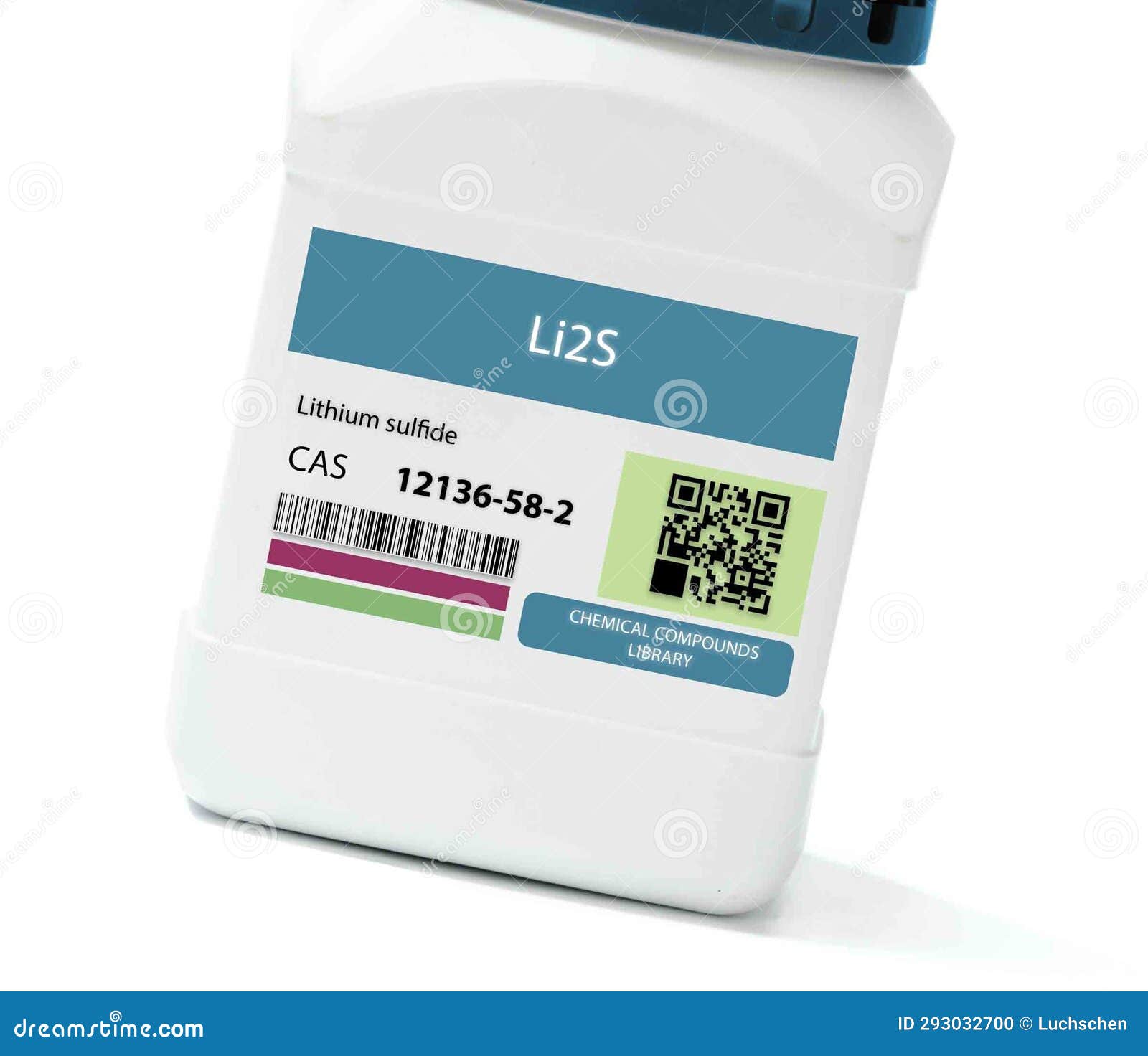 Li2S - Lithium Sulfide stock photo. Image of container - 293032700