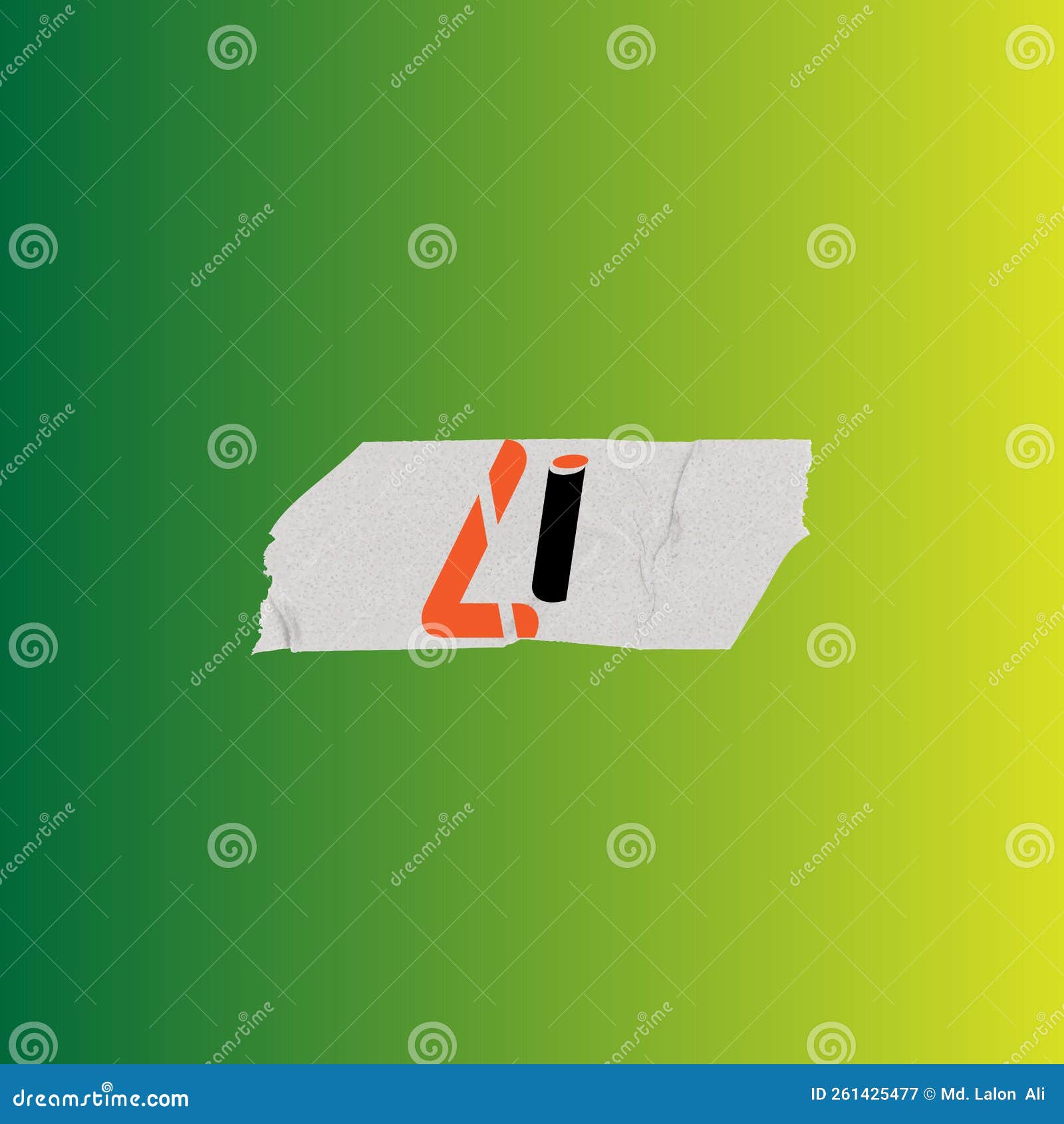 LI Text Logo Design stock vector. Illustration of poster - 261425477