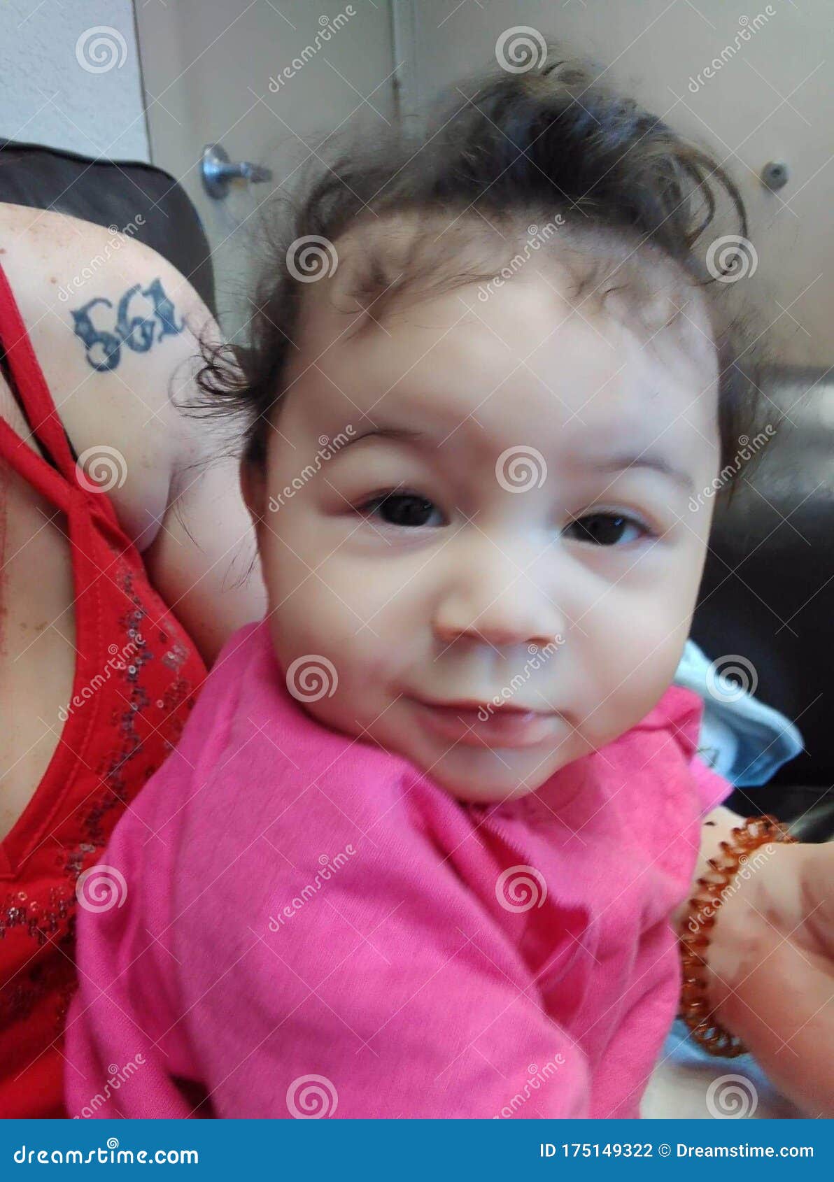 Lia stock photo. Image of happy, pink, girl, baby - 175149322