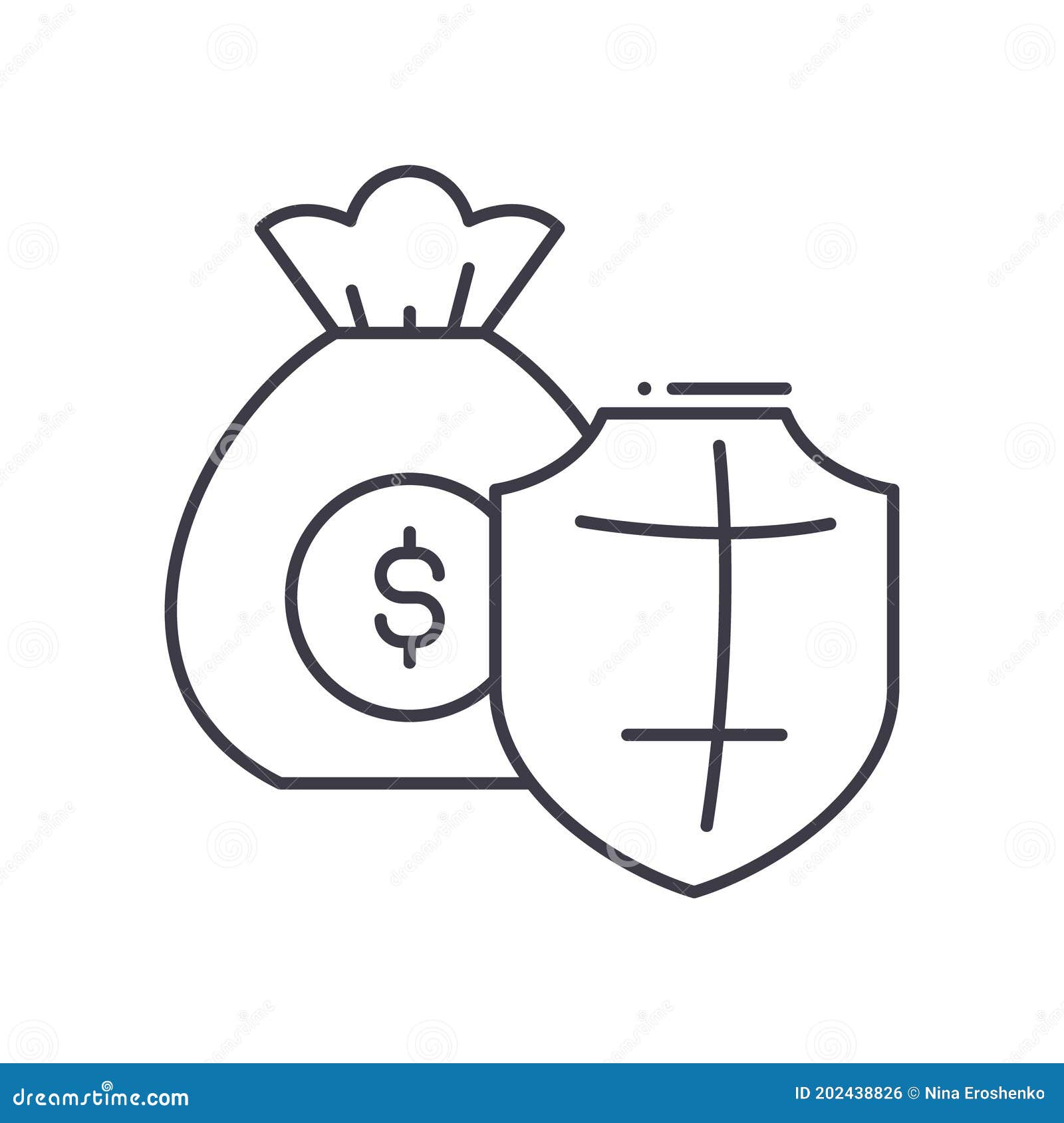 Liabilities Icon, Linear Isolated Illustration, Thin Line Vector, Web ...