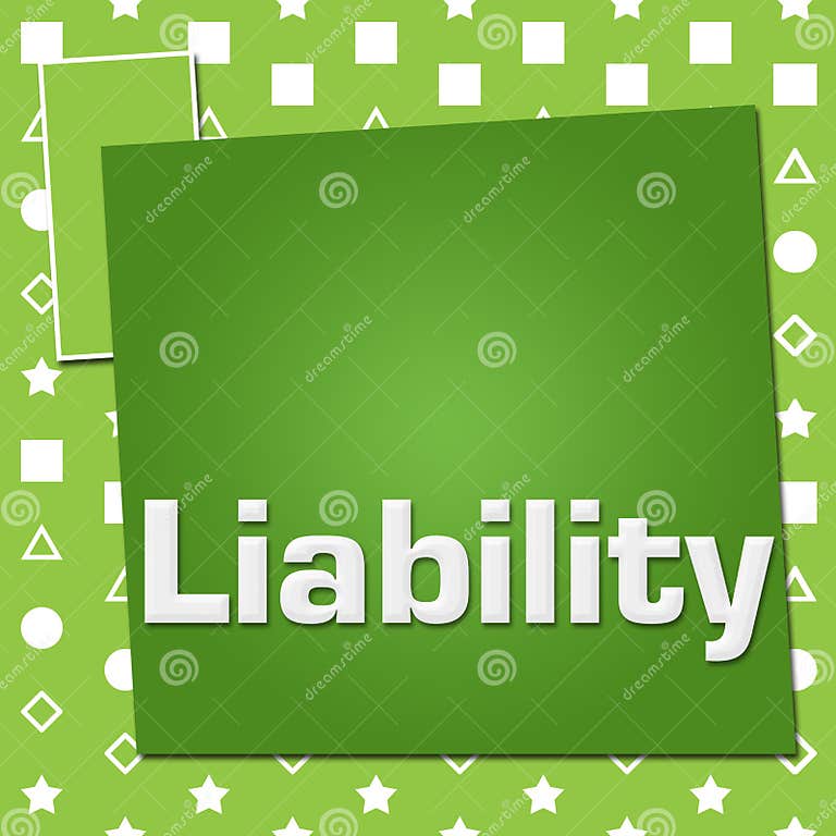 Liability Green Basic Symbol Squares Stock Illustration - Illustration ...