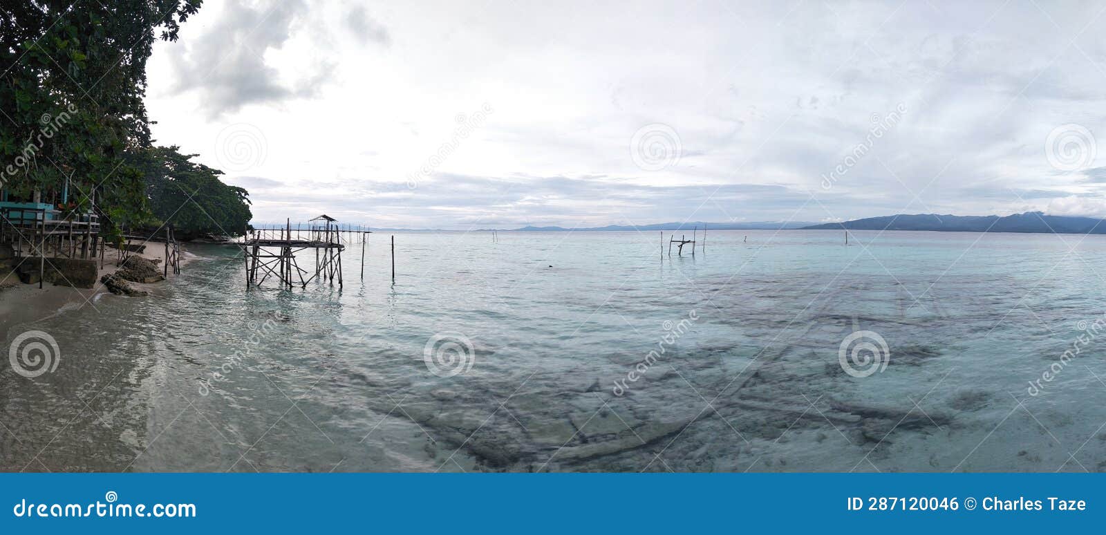 Liang Beach Ambon, Indonesia Stock Photo - Image of wind, wave: 287120046