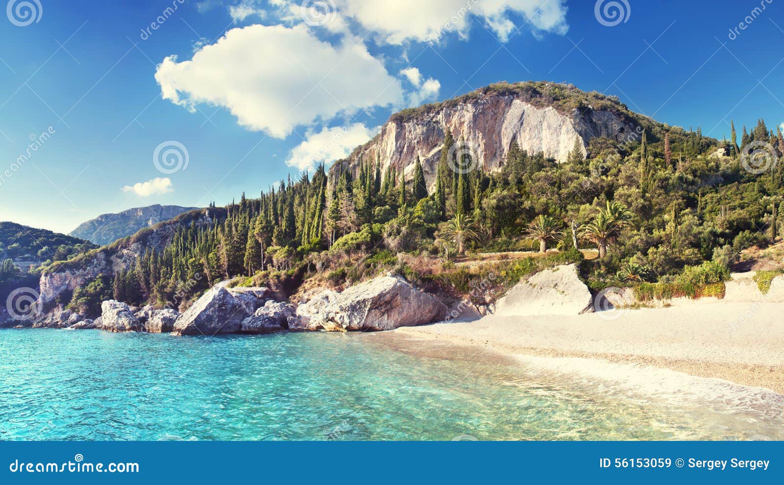 Liapades stock image. Image of summer, liapades, rocks - 56153059