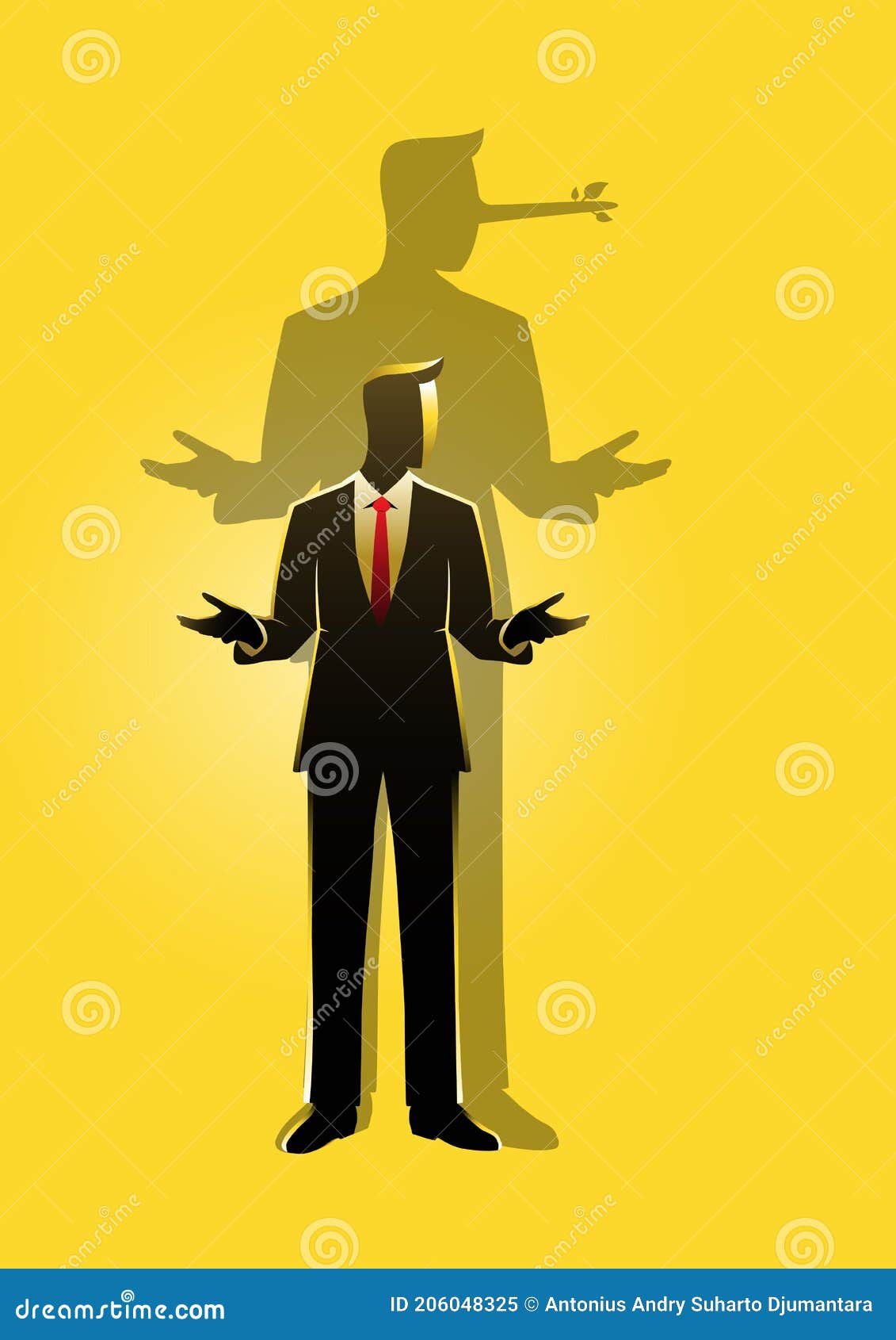 Liar Concept On Red Cubes Stock Illustration | CartoonDealer.com #153357265