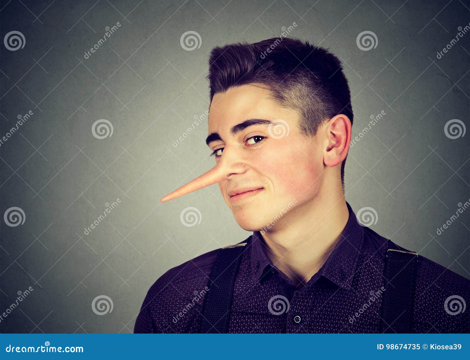 Liar Funny Looking Young Sly Man Stock Image - Image of honesty ...