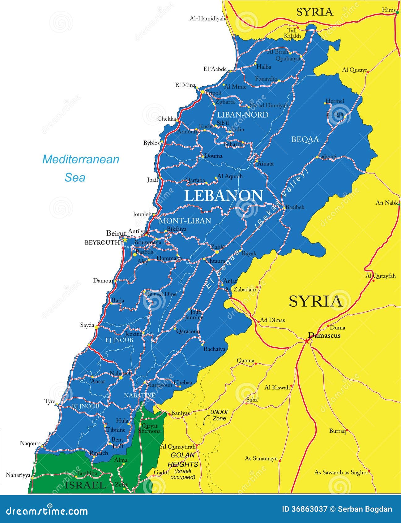 Liban mapa ilustracja wektor. Ilustracja złożonej z gaza - 36863037