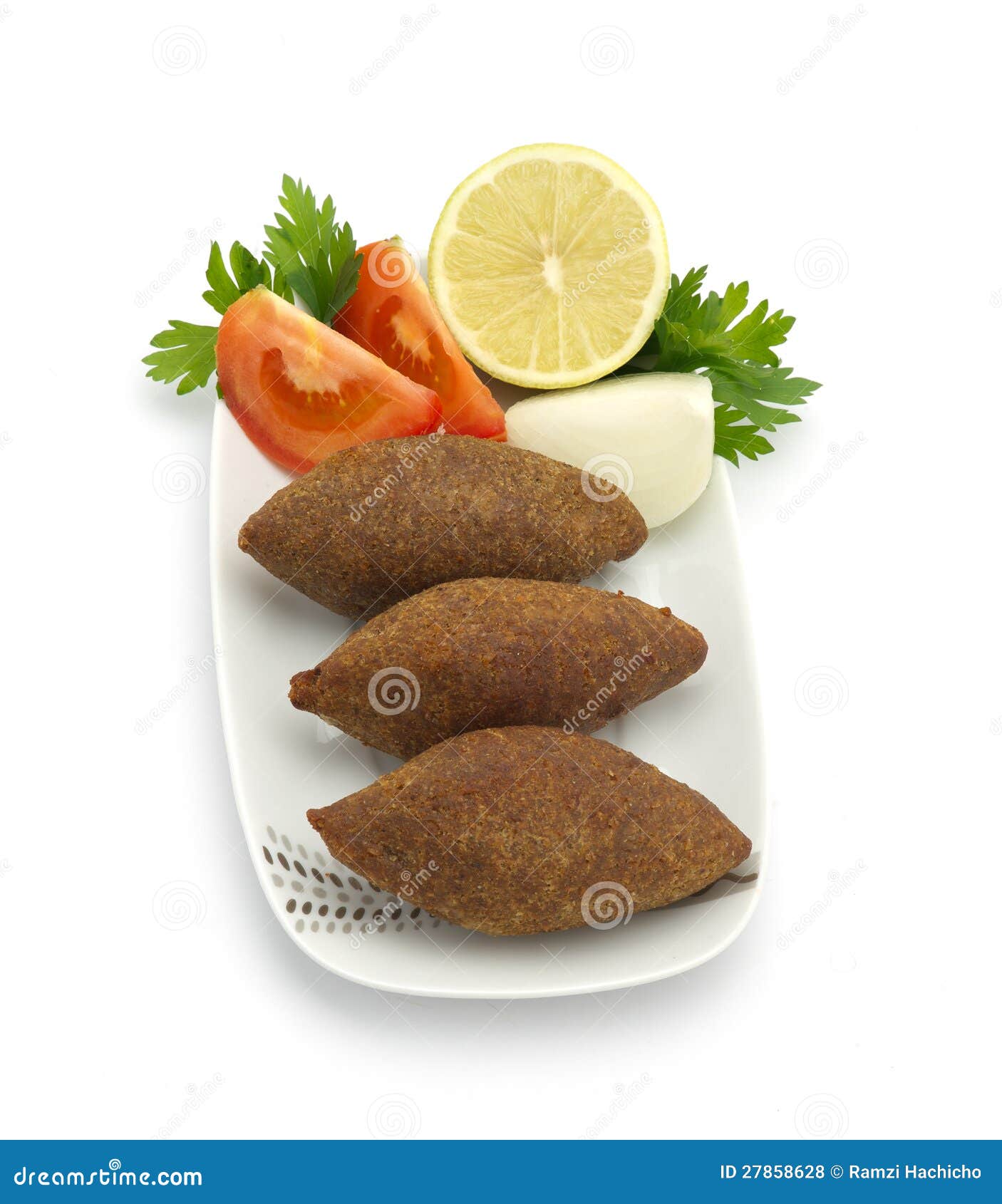 Libanesisk Mat Av Stekte Kibe Arkivfoto - Bild av kött, banta: 27858628