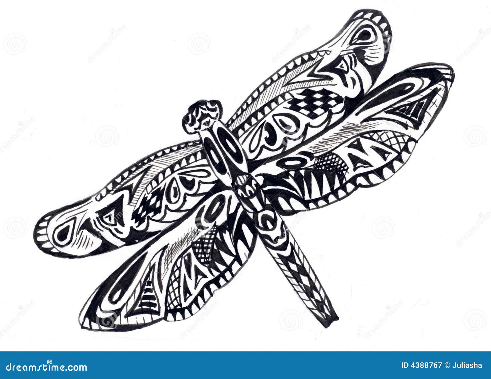 Libel stock illustratie. Illustration of groeten, grafisch - 4388767