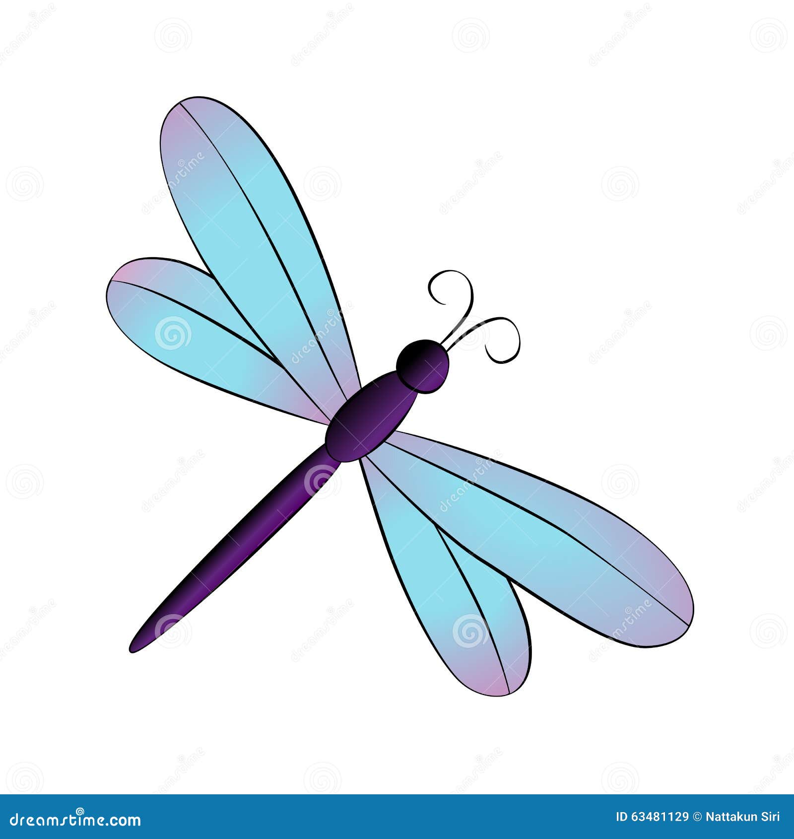 Libel vector illustratie. Illustration of vlieg, draak - 63481129