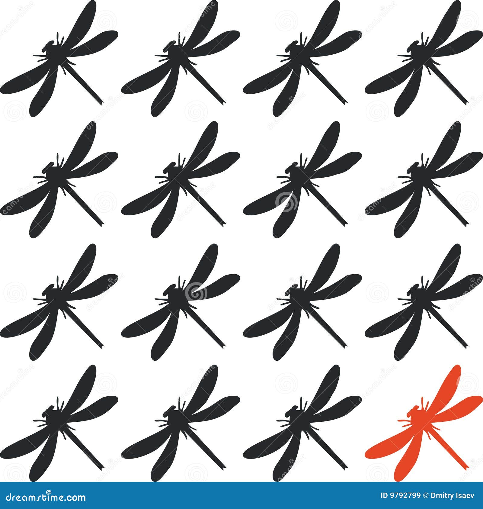 Libel vector illustratie. Illustration of dier, kleur - 9792799