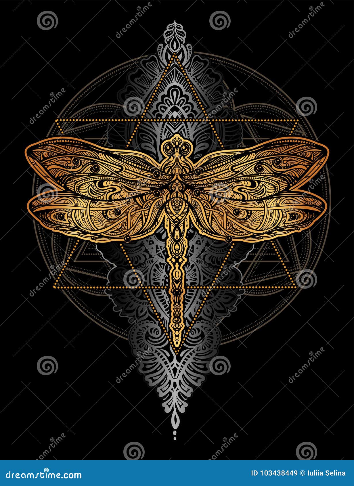 Libel vectortatoegering vector illustratie. Illustration of esoterisch ...