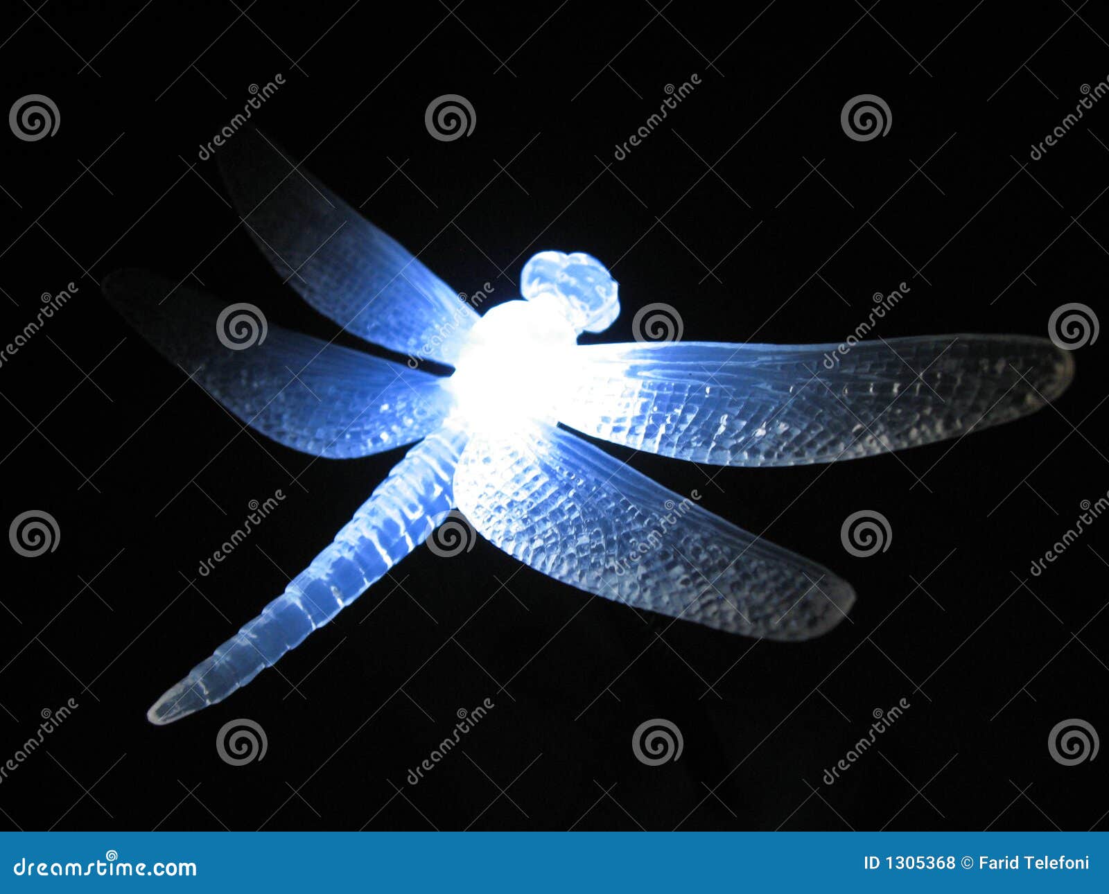 Libellule en plastique photo stock. Image du insecte, néon - 1305368