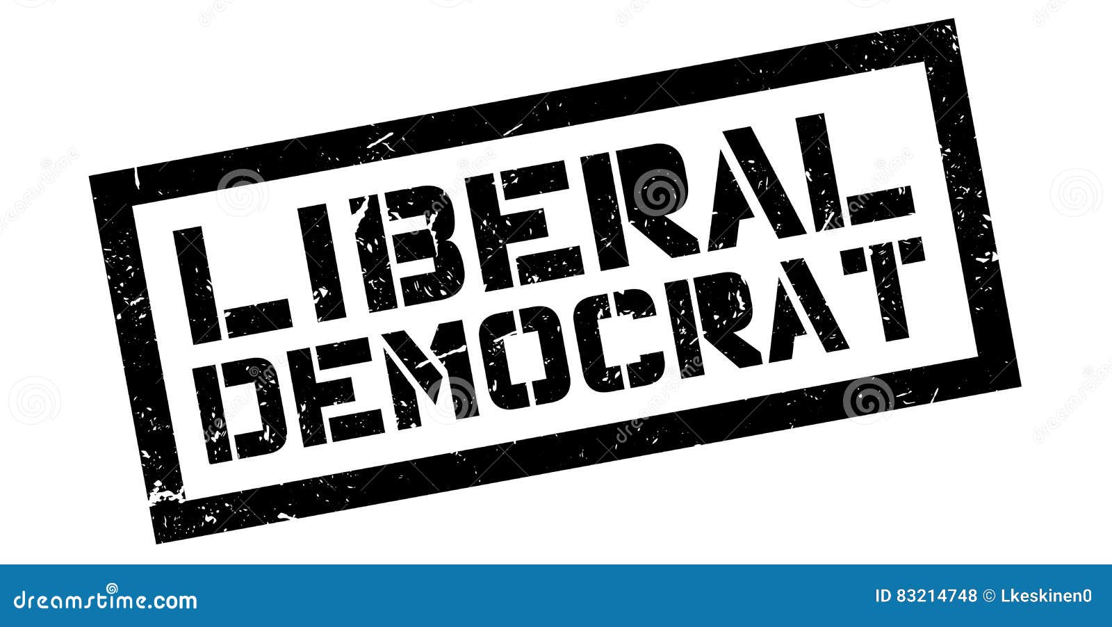 Liberal Democrat Rubber Stamp Stock Illustration - Illustration of fair ...