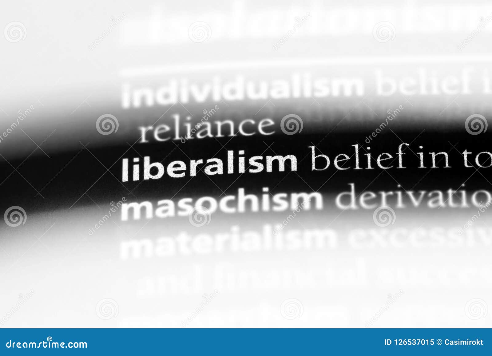 Liberalism stock image. Image of word, definition, liberalism - 126537015
