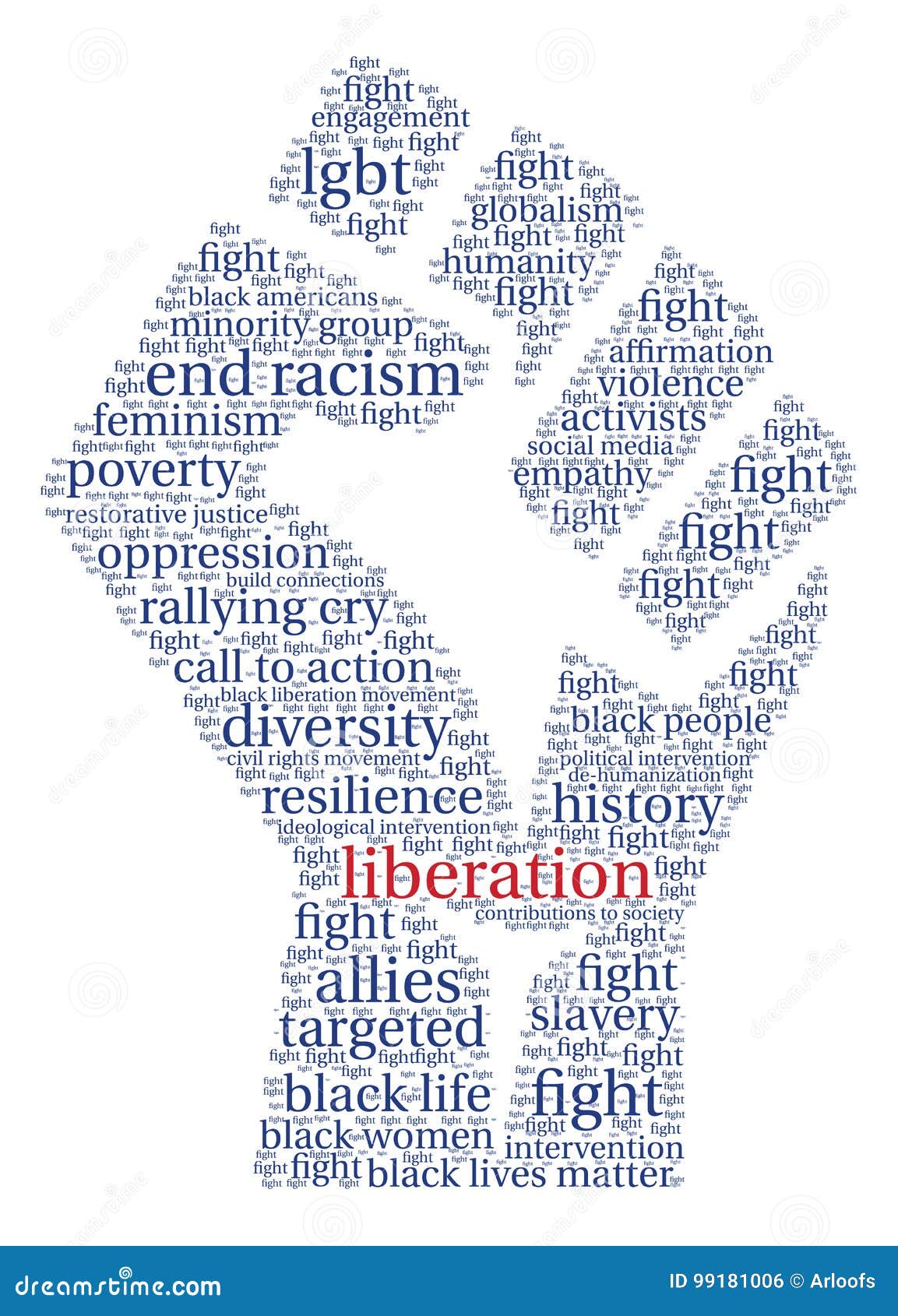Liberation Word Cloud editorial photo. Illustration of ideological ...