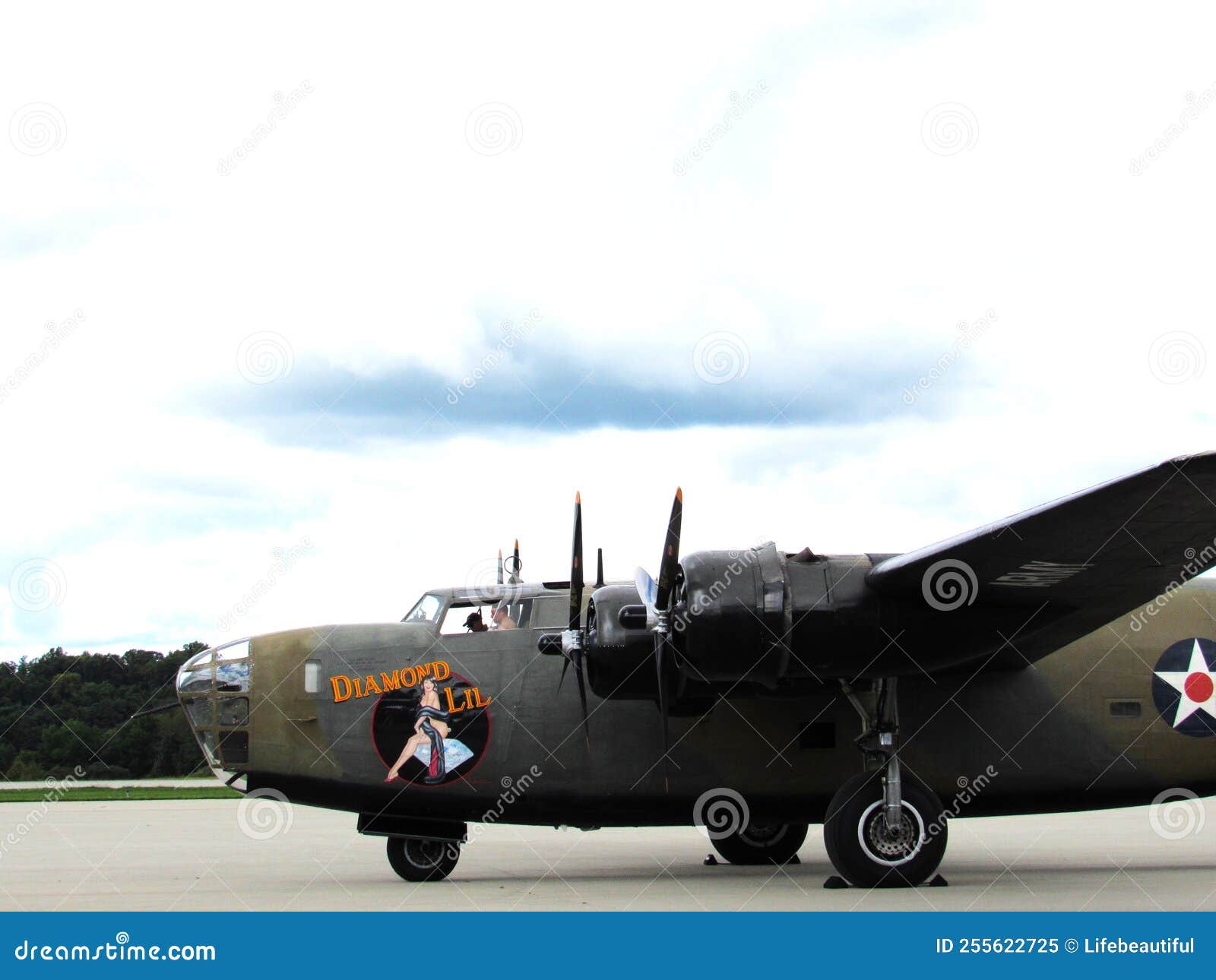 Liberator plane editorial image. Image of full, wing - 255622725