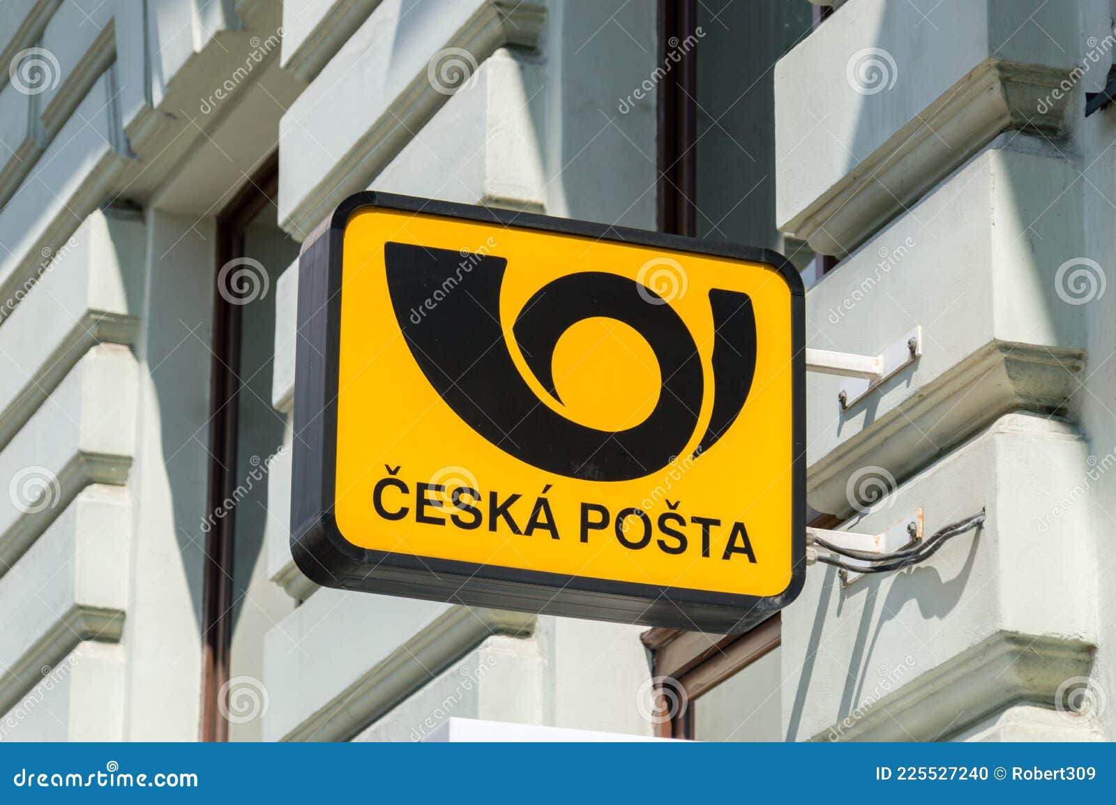 Logo of Ceska Posta Czech Post Office. Editorial Image - Image of logo ...