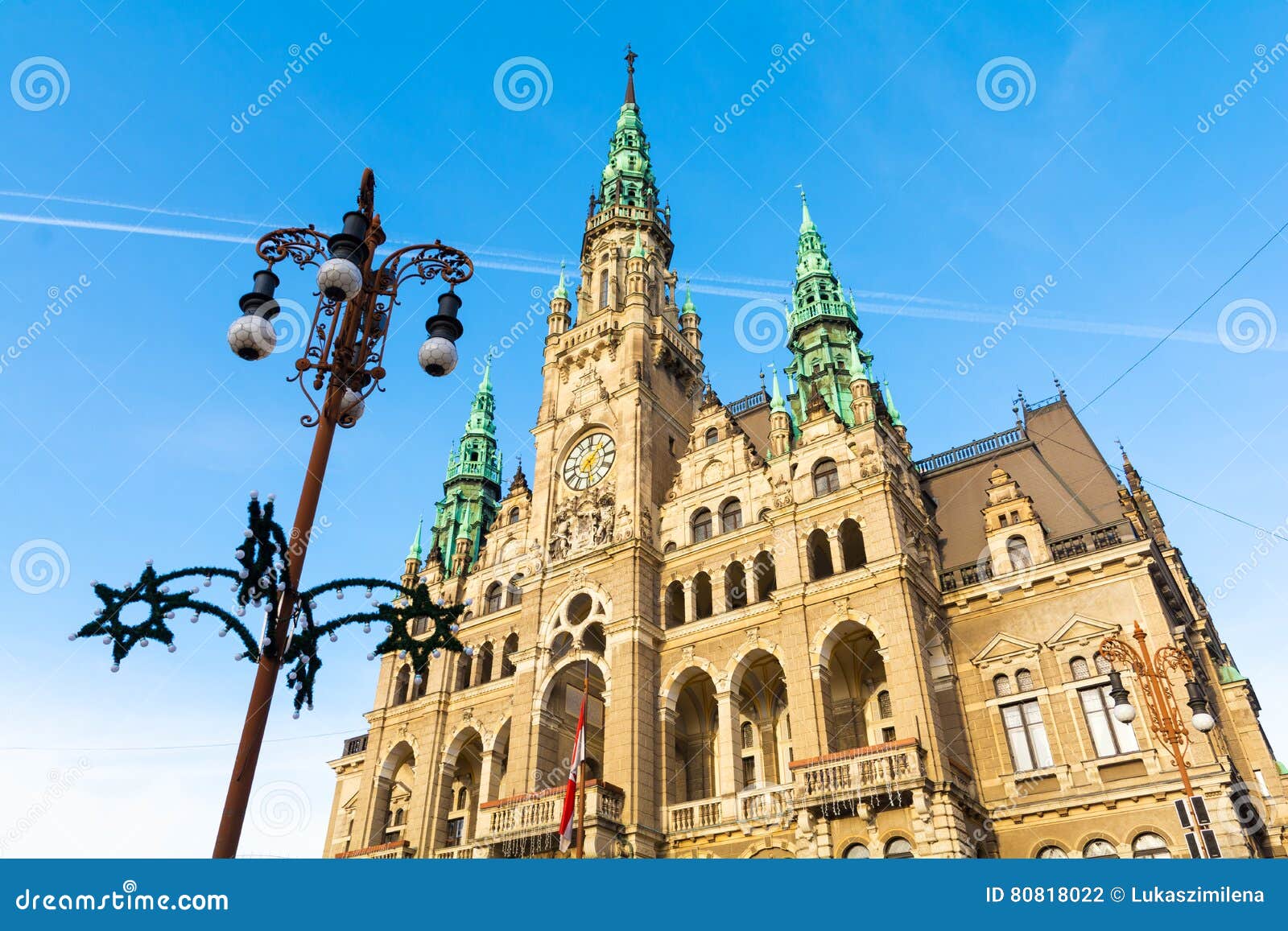Liberec Town Hall in the Czech Republic Stock Photo - Image of landmark ...