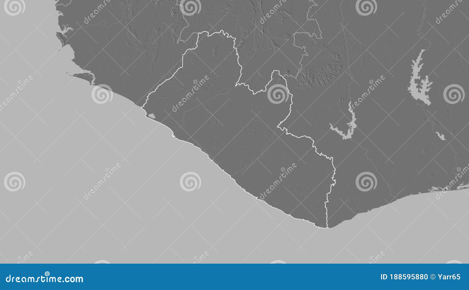 Liberia - Overview. Bilevel Stock Illustration - Illustration of ...