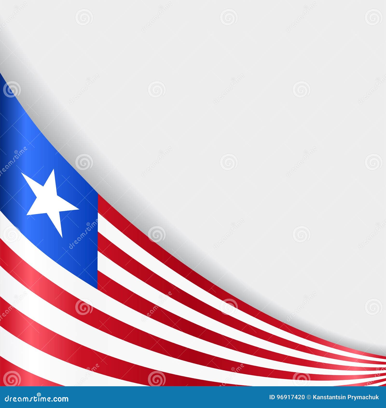 Liberian Flag Background. Vector Illustration. Stock Vector ...