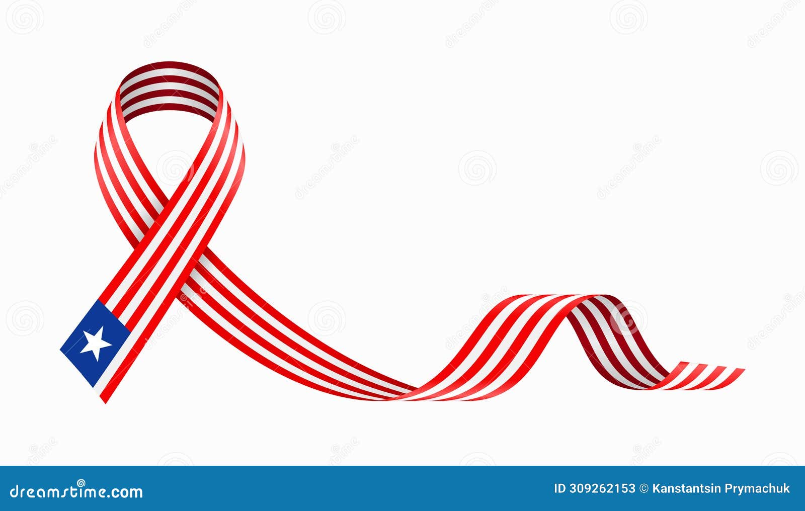 Liberian Flag Stripe Ribbon Wavy Background Layout. Vector Illustration ...