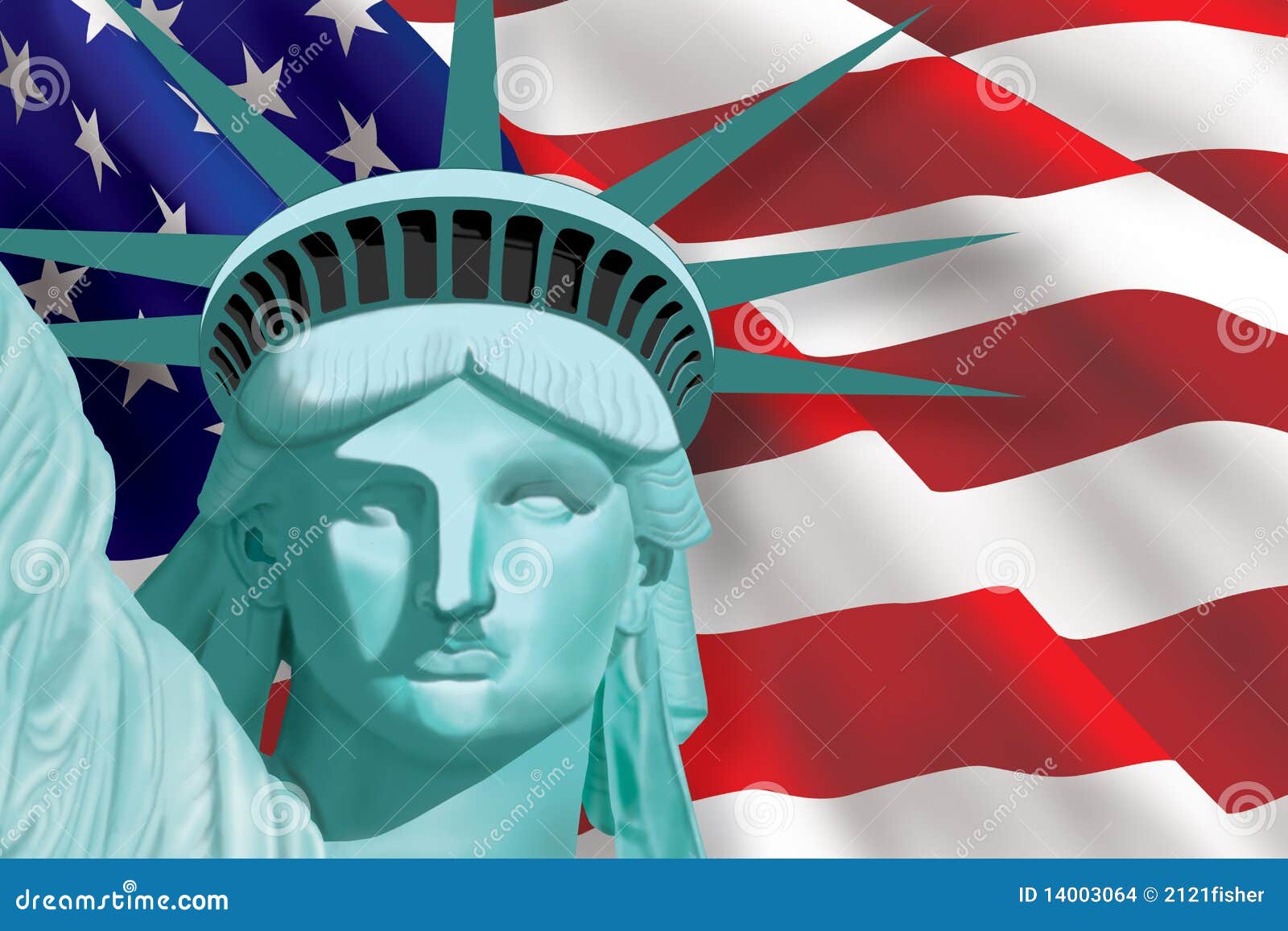 Liberté illustration stock. Illustration du commémoratif - 14003064