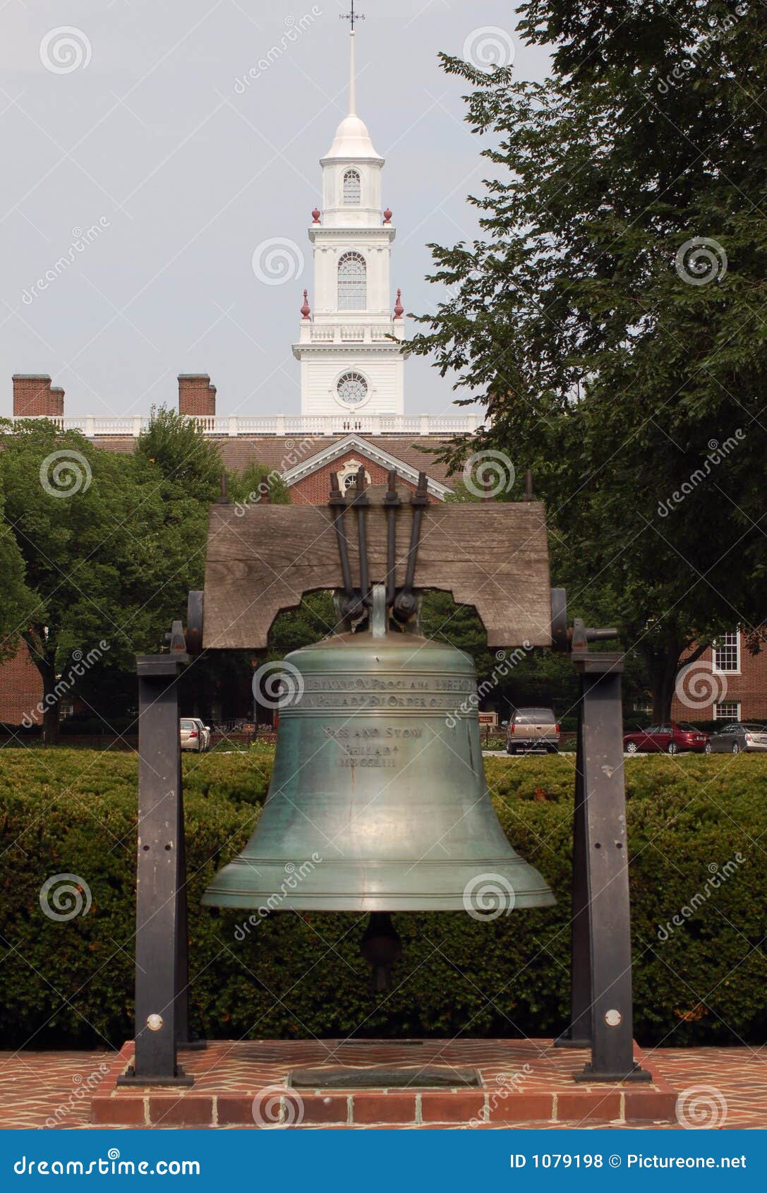 Libertad Bell de Delaware foto de archivo. Imagen de capitolio - 1079198