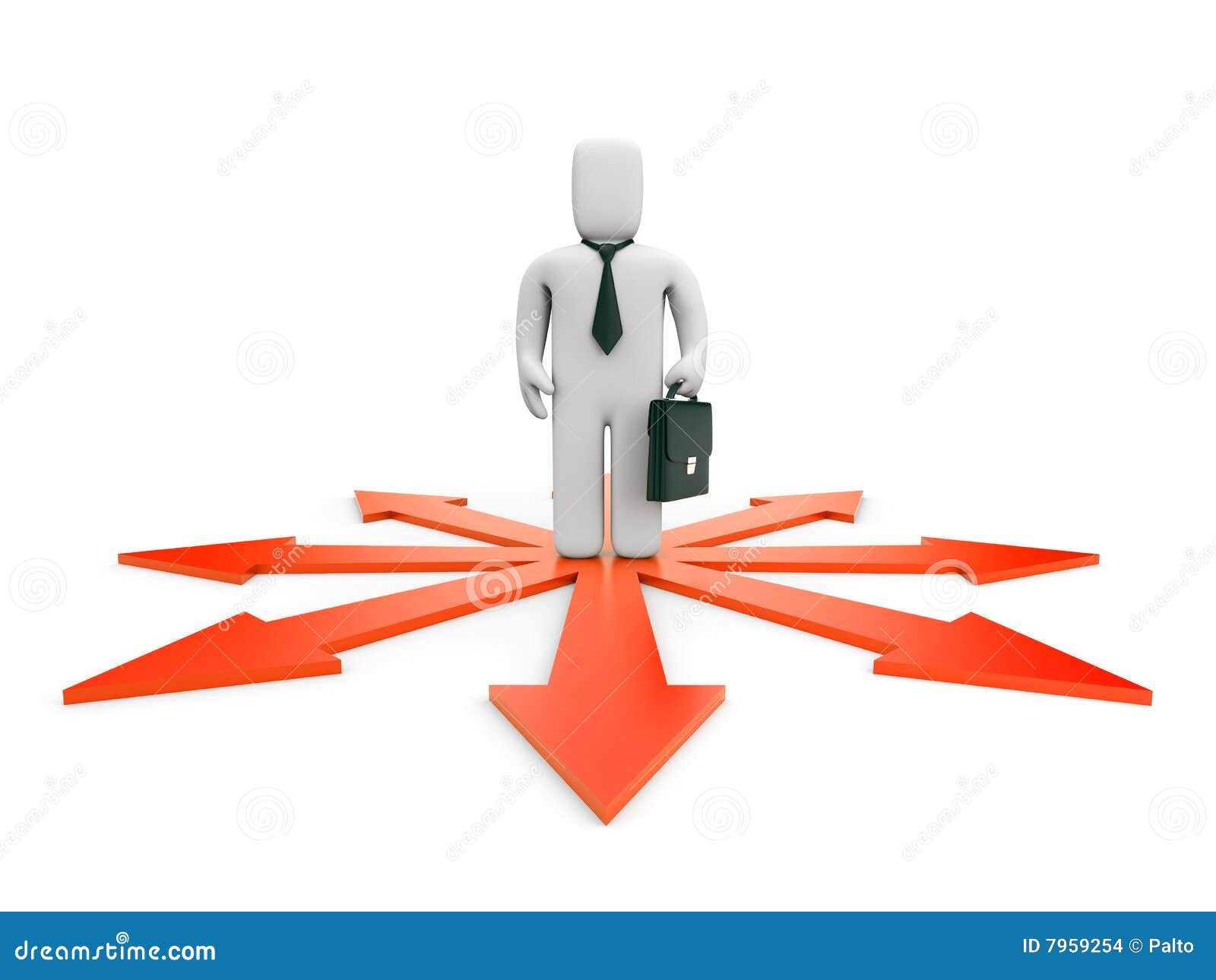 Libertad En Elegir. Concepto Stock de ilustración - Ilustración de ...