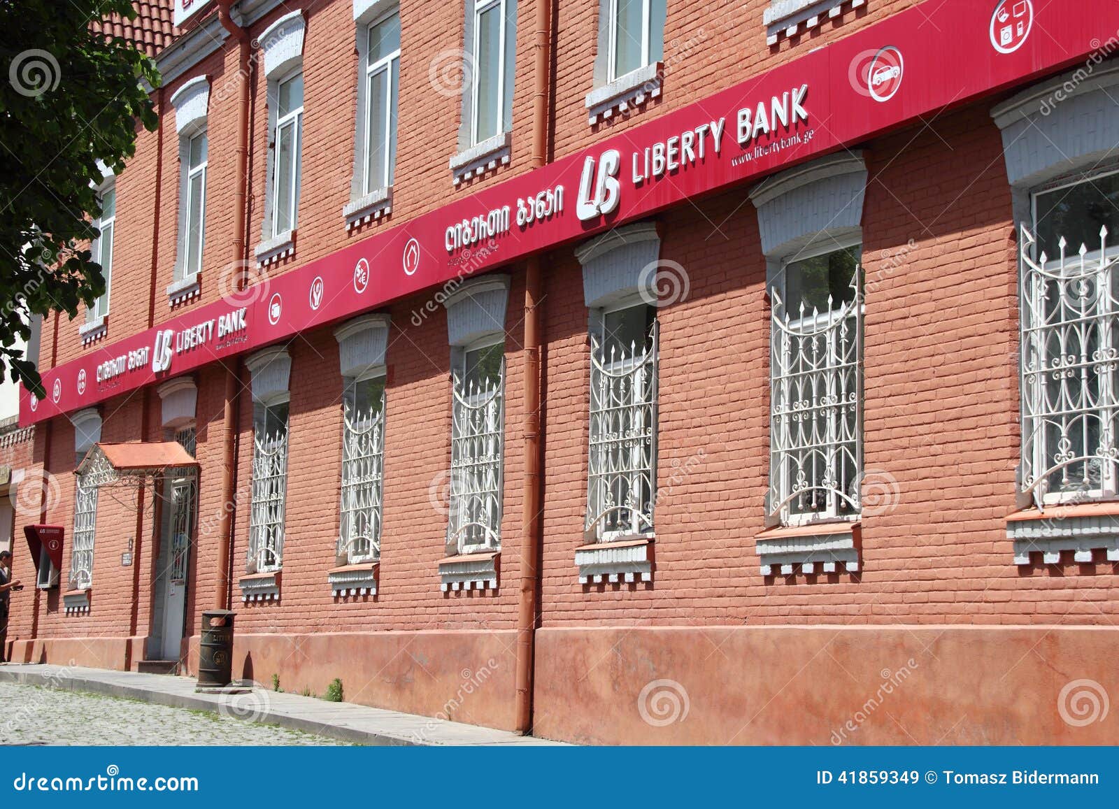 Liberty Bank imagen de archivo editorial. Imagen de banca - 41859349