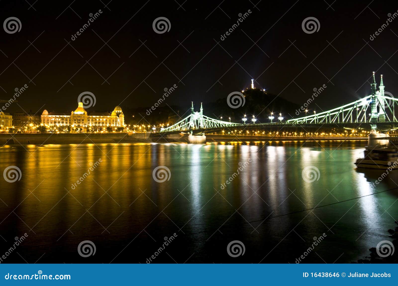 Liberty bridge stock photo. Image of liberty, capital - 16438646