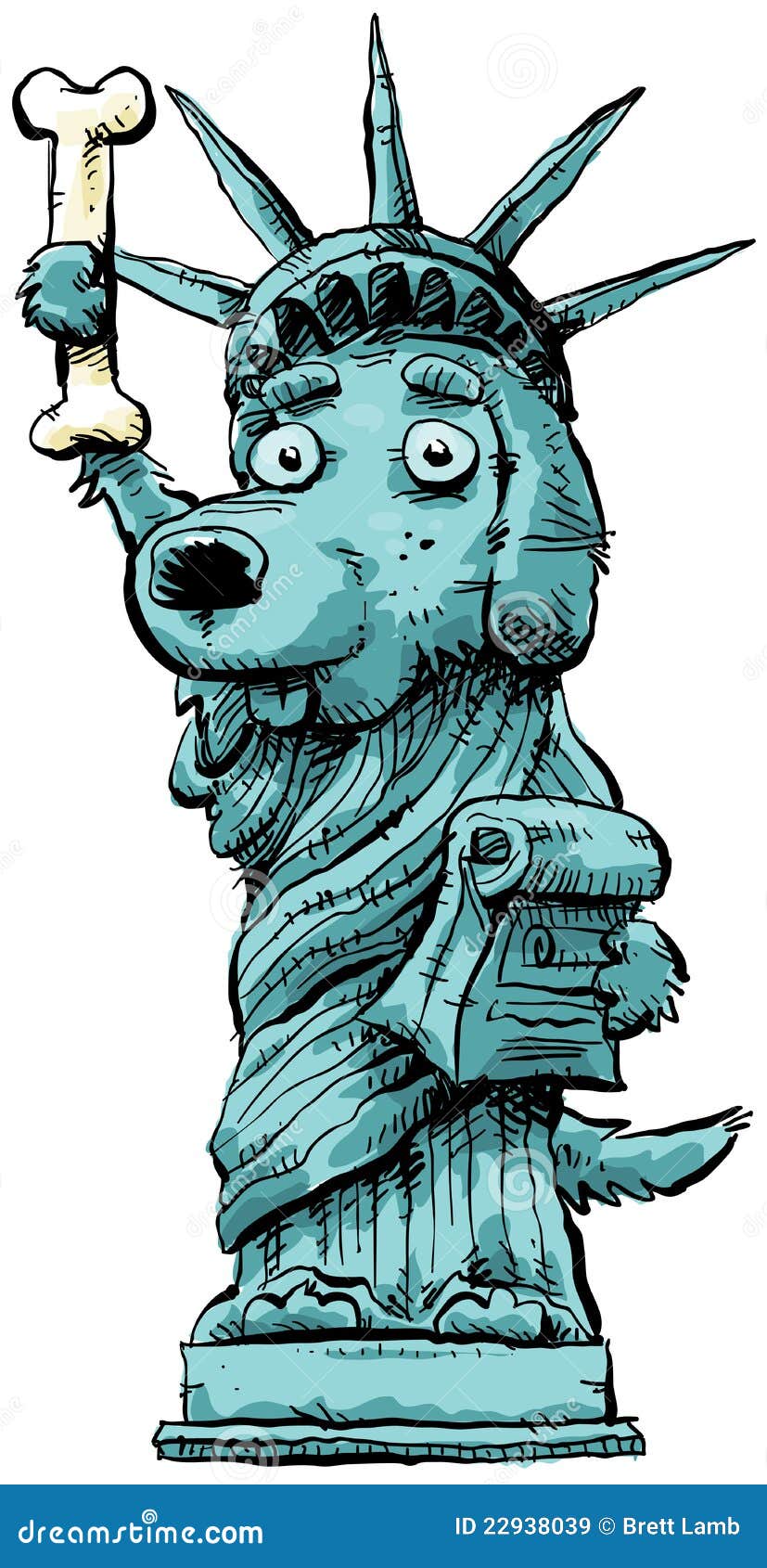 Liberty Dog stock illustration. Illustration of canine - 22938039