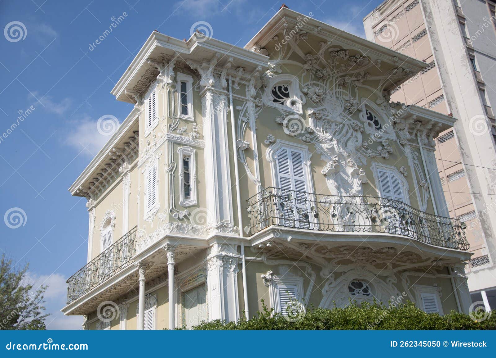 Liberty House in Pesaro, Italy Stock Photo - Image of pesaro, home ...