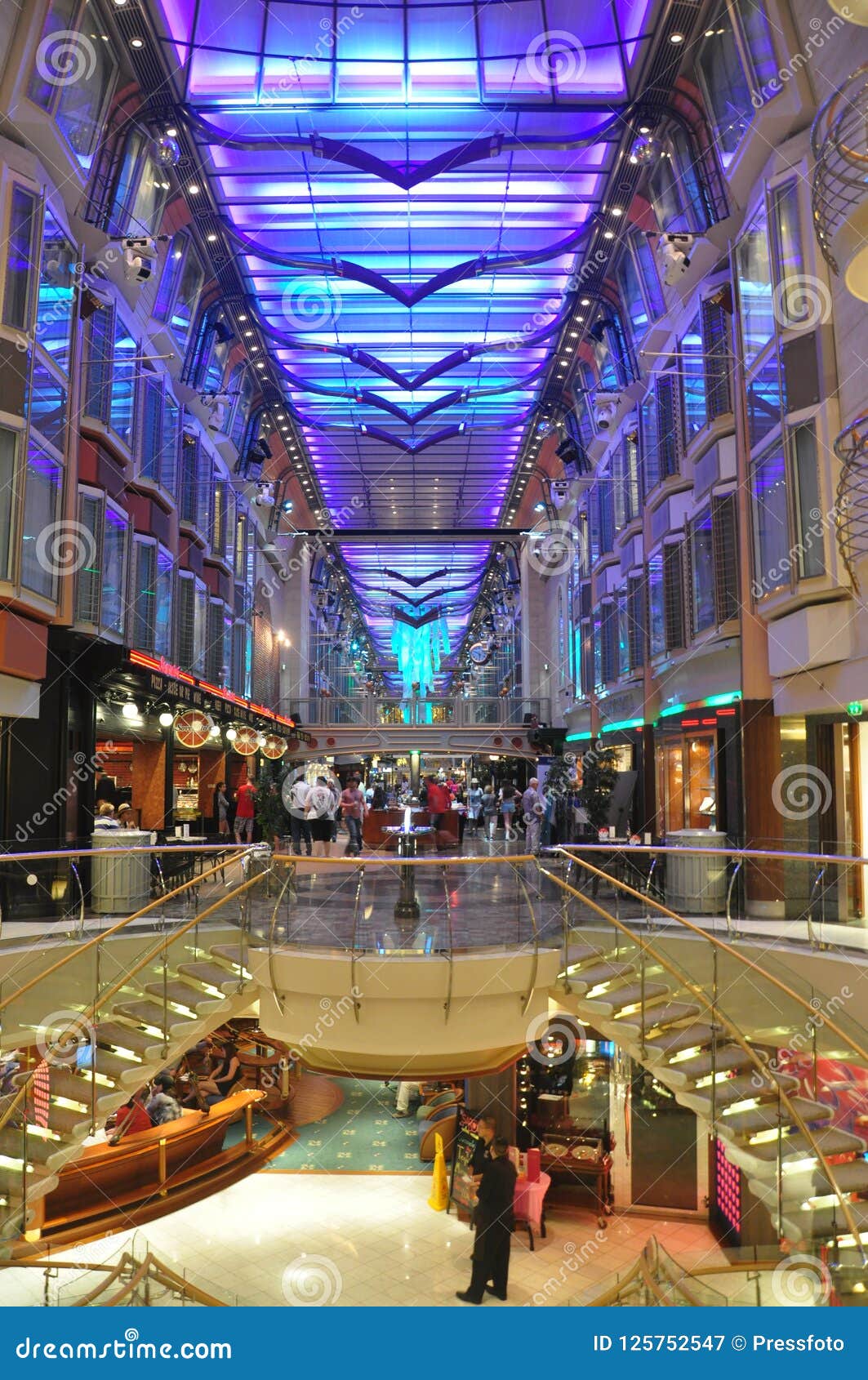Liberty of the Seas Cruise Ship Interrior Editorial Photography - Image ...