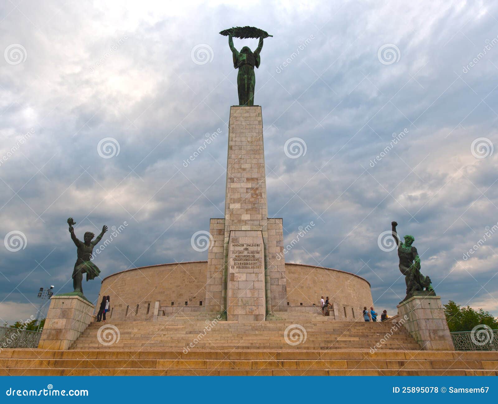 Liberty Statue in Budapest, Hungary Stock Photo - Image of hungary ...