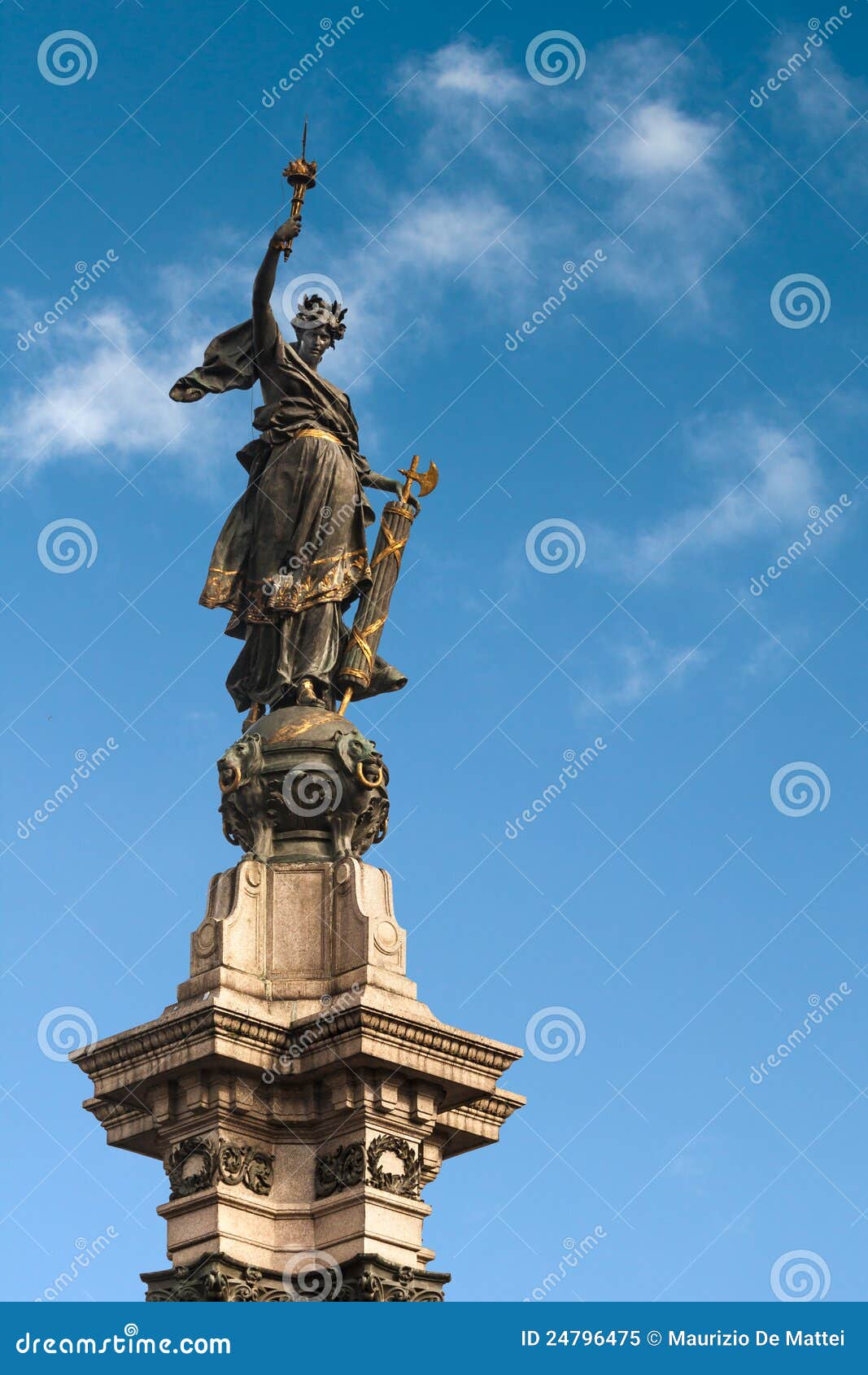 Statue In Quito Viejo, Ecuador Stock Image | CartoonDealer.com #64769005