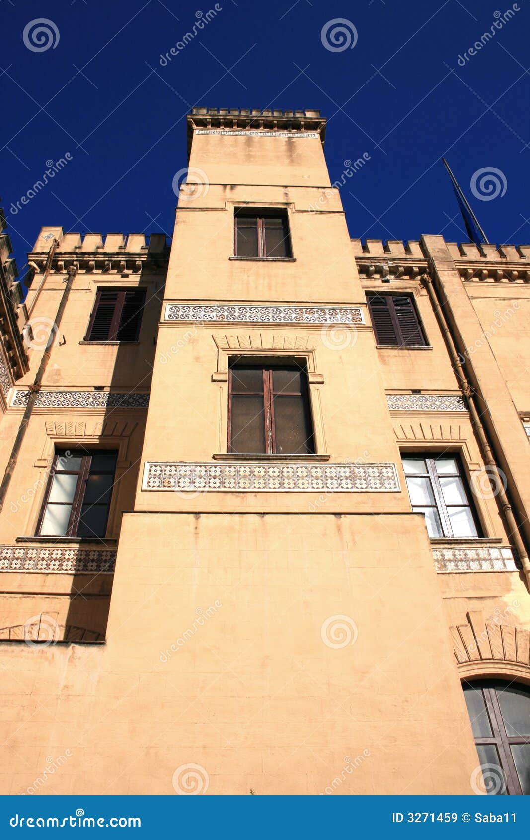Liberty style, Villa Igiea stock image. Image of dwelling - 3271459